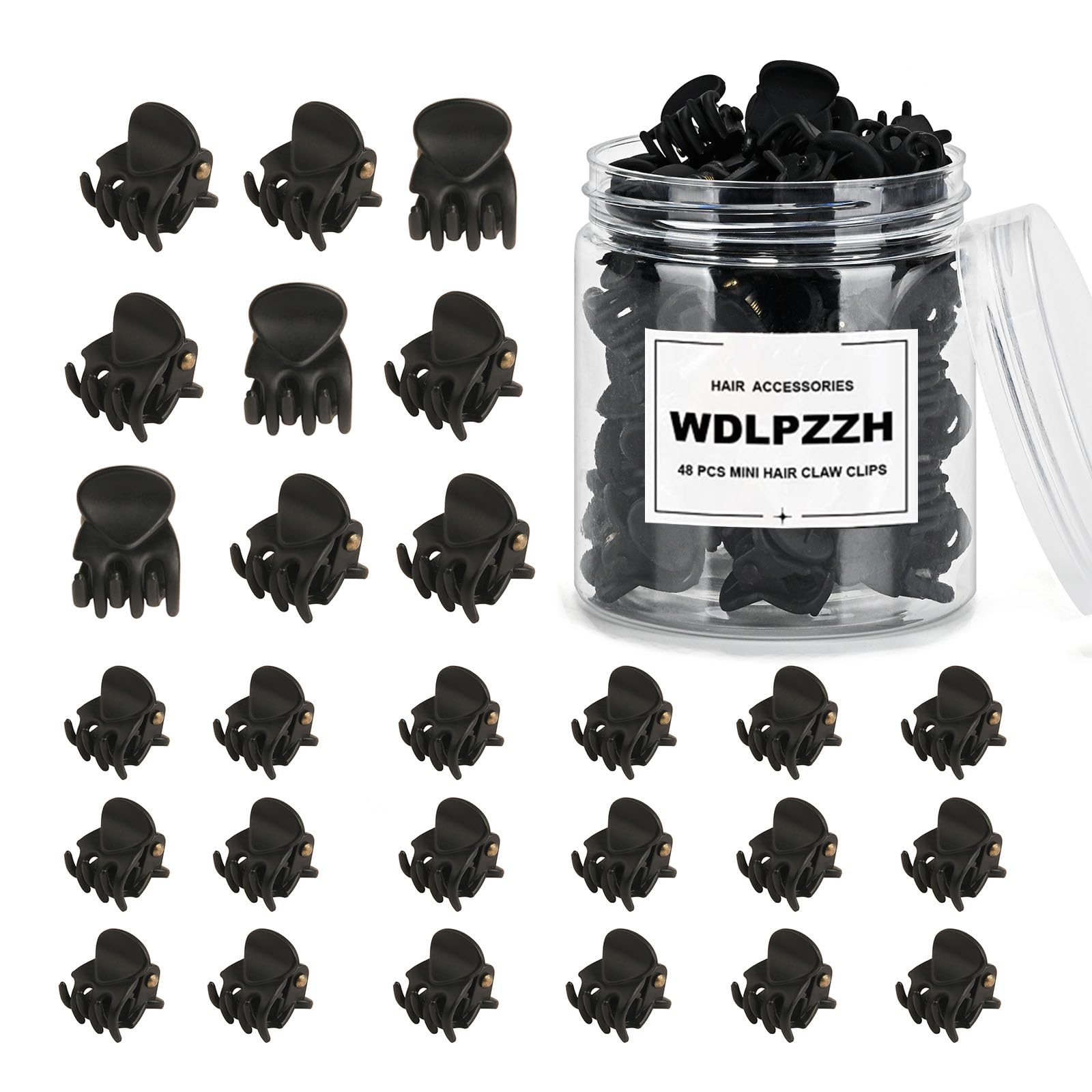 Amazon.com : 48pcs Mini Hair Claw Clips for Women Girls, Small Tiny ...