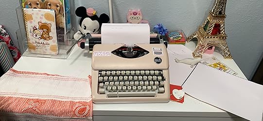 Amazon.com : We R Memory Keepers Retro Typewriter Pink, Old Fashioned ...