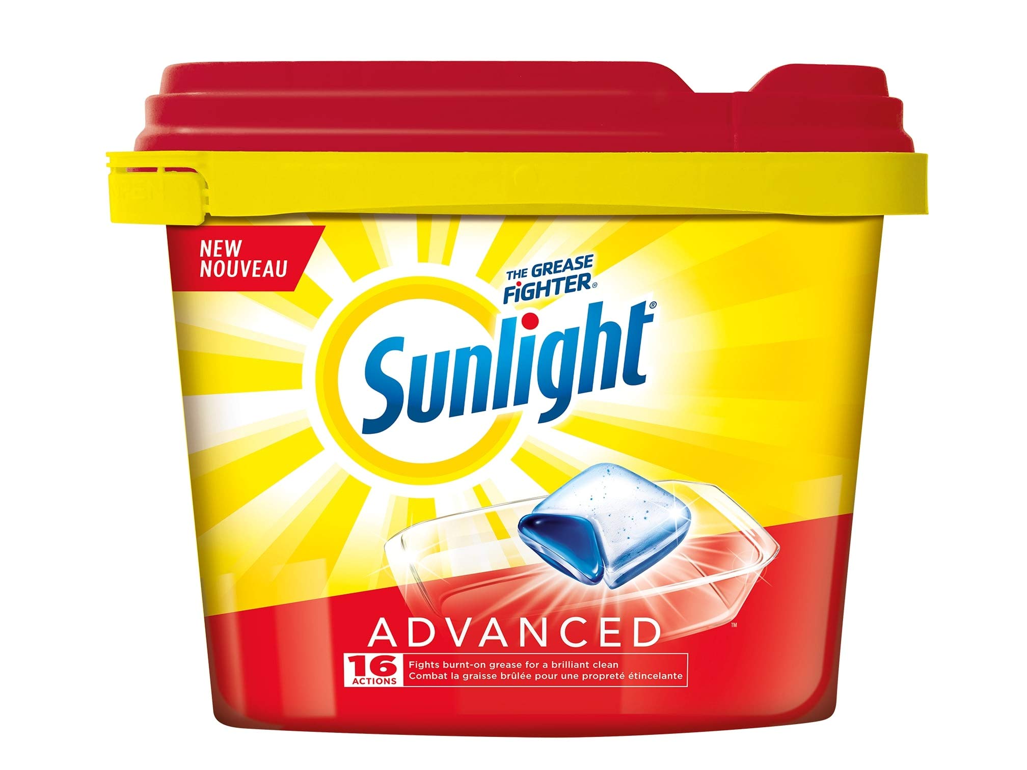 SUNLIGHT Advanced Dishwasher Detergent 72 count : Amazon.ca: Health ...