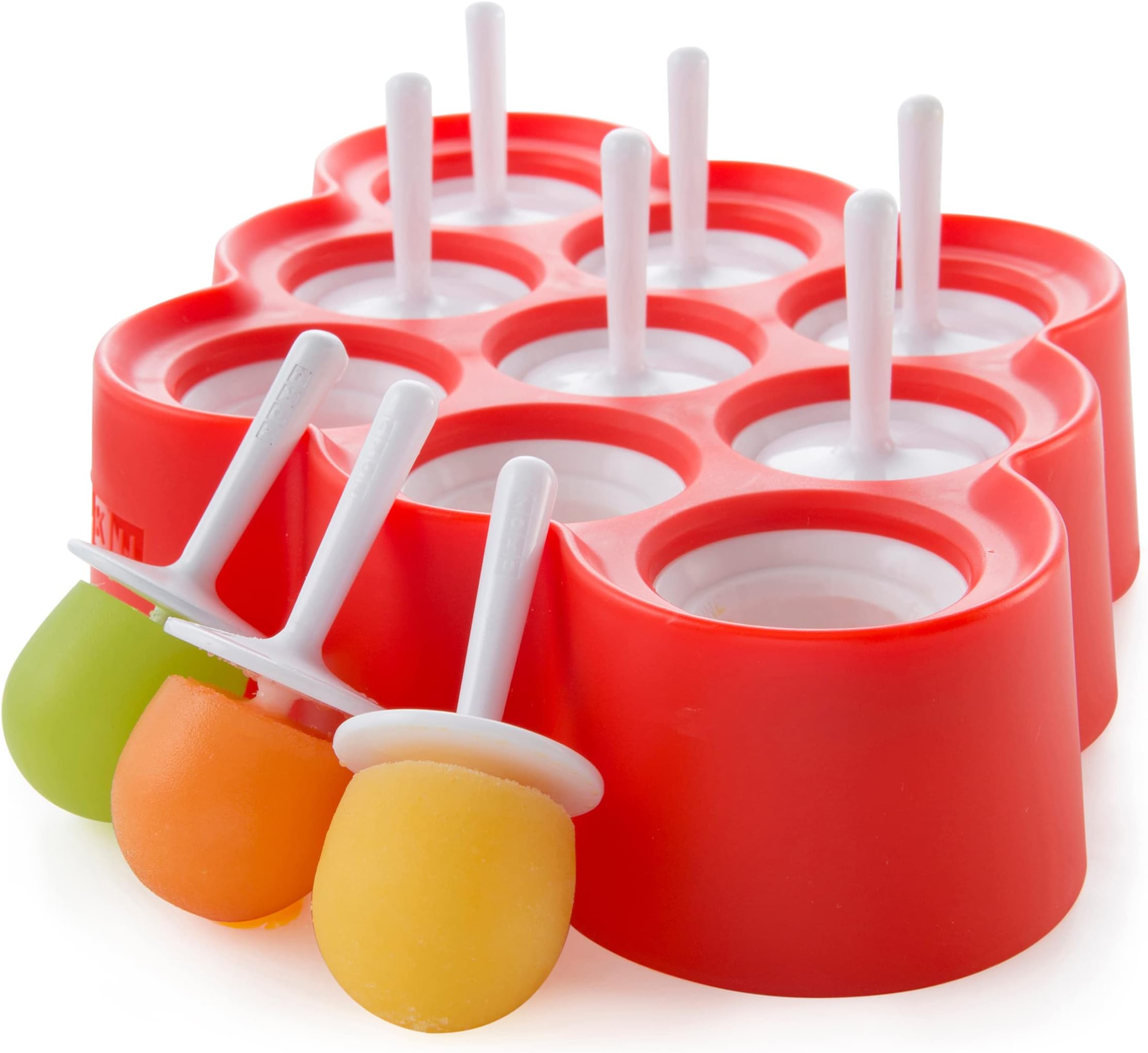 Amazon.com: ZOKU - Mini Pop Molds, 9 Miniature Popsicle Molds With ...