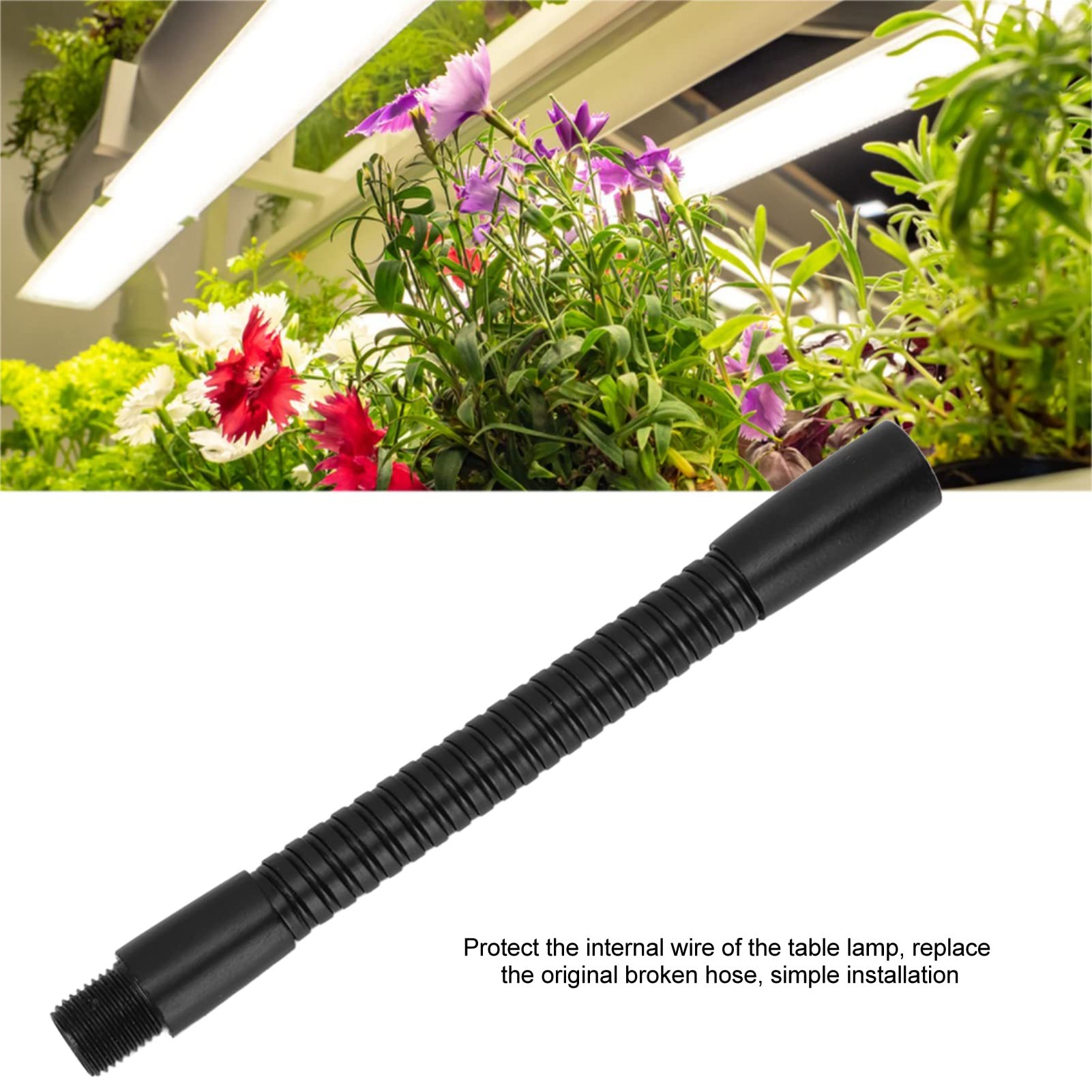 Snapklik.com : SUNFECILI 4 Pcs Aluminium Flexible Gooseneck Lamp Hose