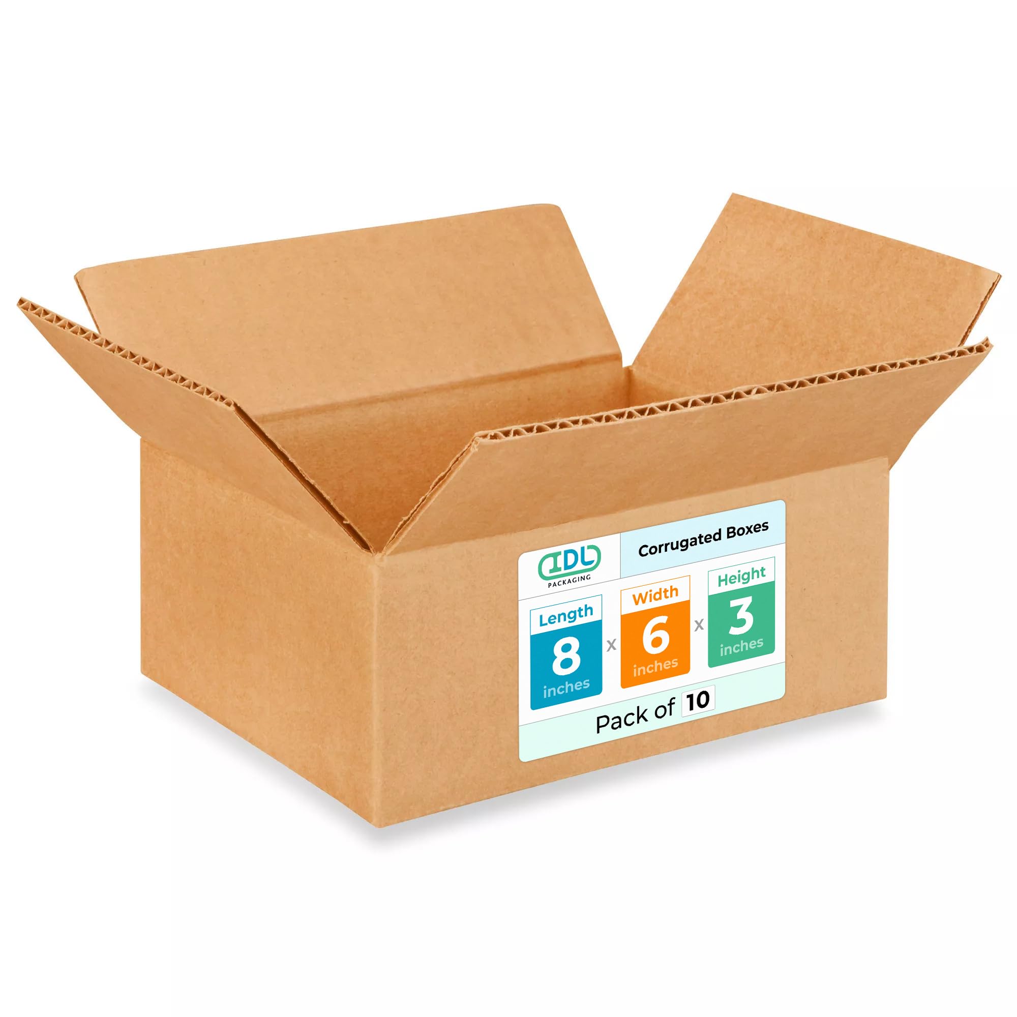 Snapklik.com : Small Moving & Shipping Boxes 8x6x3 Inches
