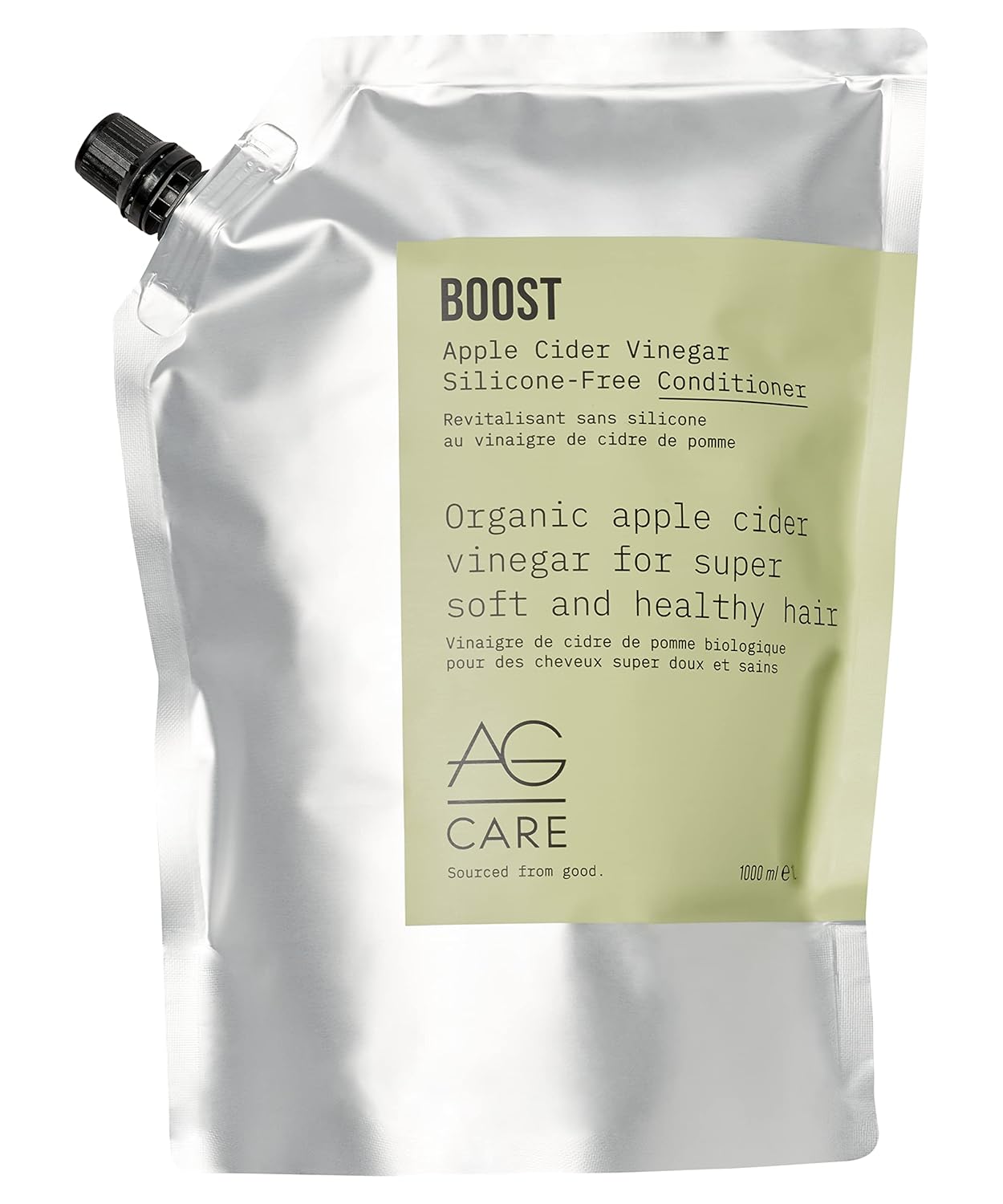 Amazon.com: AG Hair BOOST Apple Cider Vinegar Refill Conditioner, 1L ...