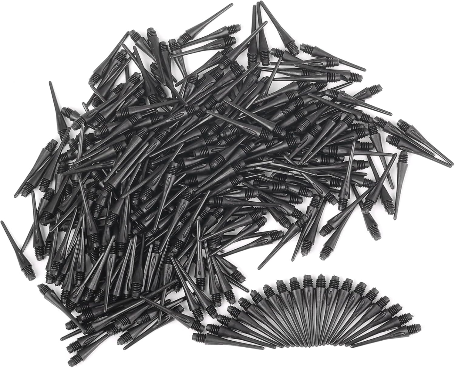 Amazon.com : Deetenks Soft Dart Tips 300 Pack 2BA Thread Plastic Soft ...