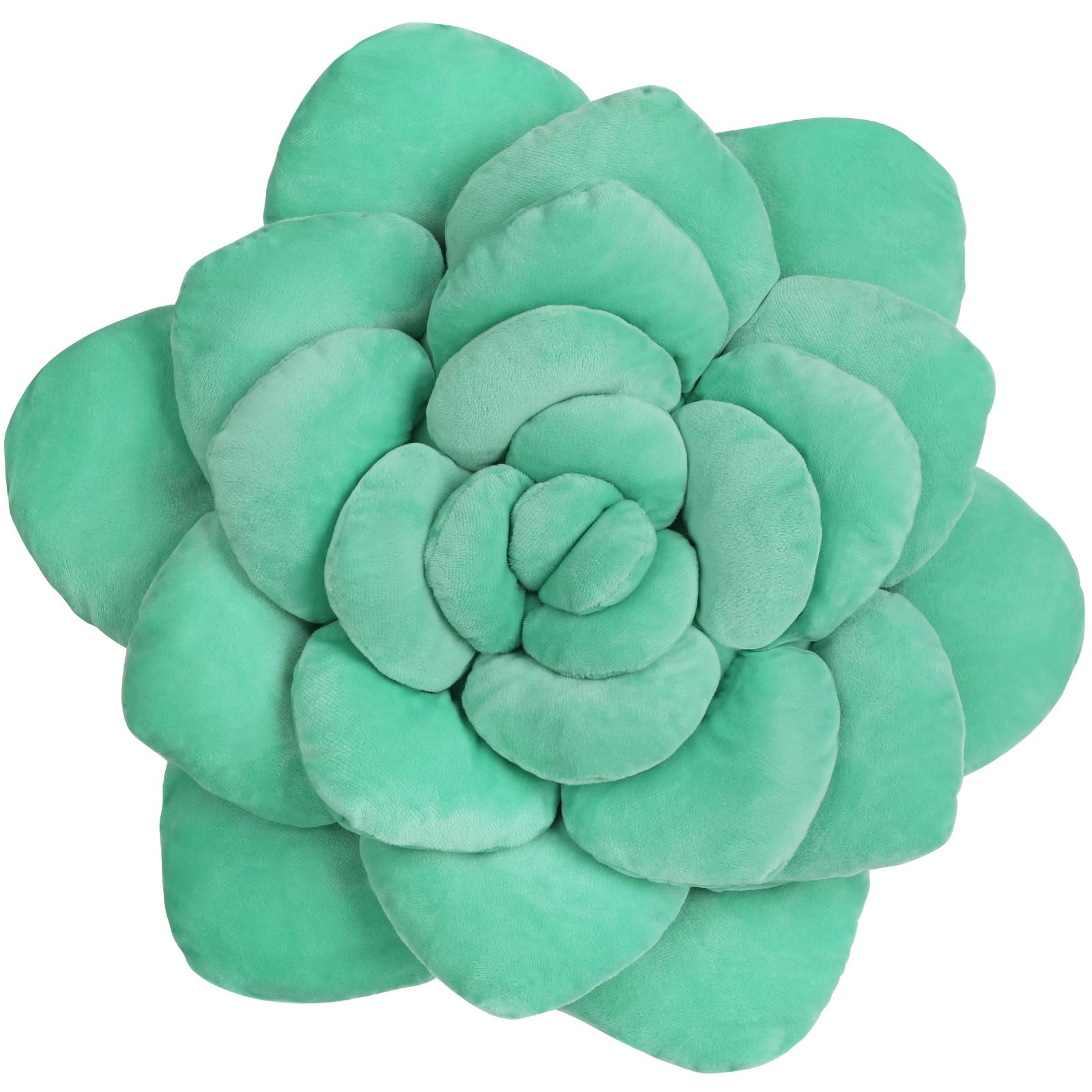 Amazon.com: OtGalk Succulent Pillow - Hand-Stitched Plush Decorative ...