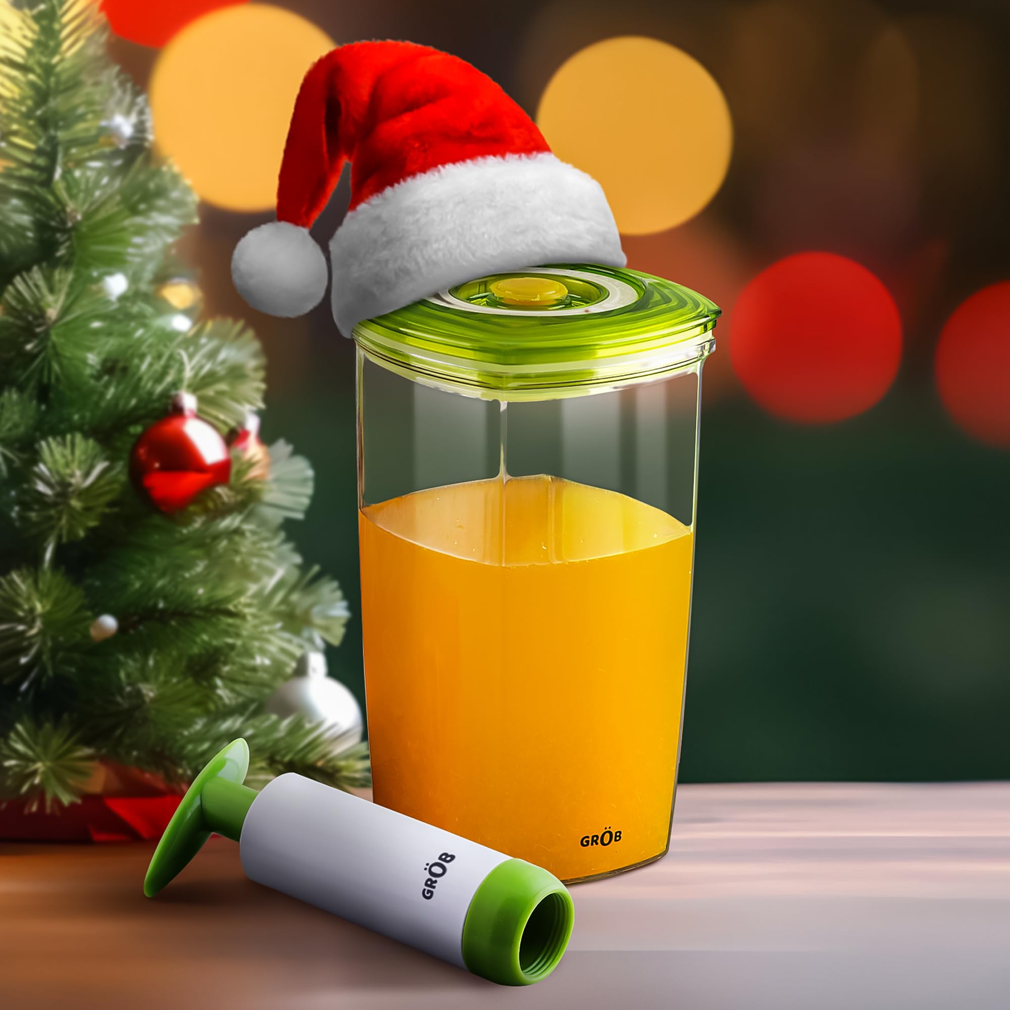 Buy GROB Nutrifresh Storage Juice Jar with Vacuum Pump | Vacuuming ...