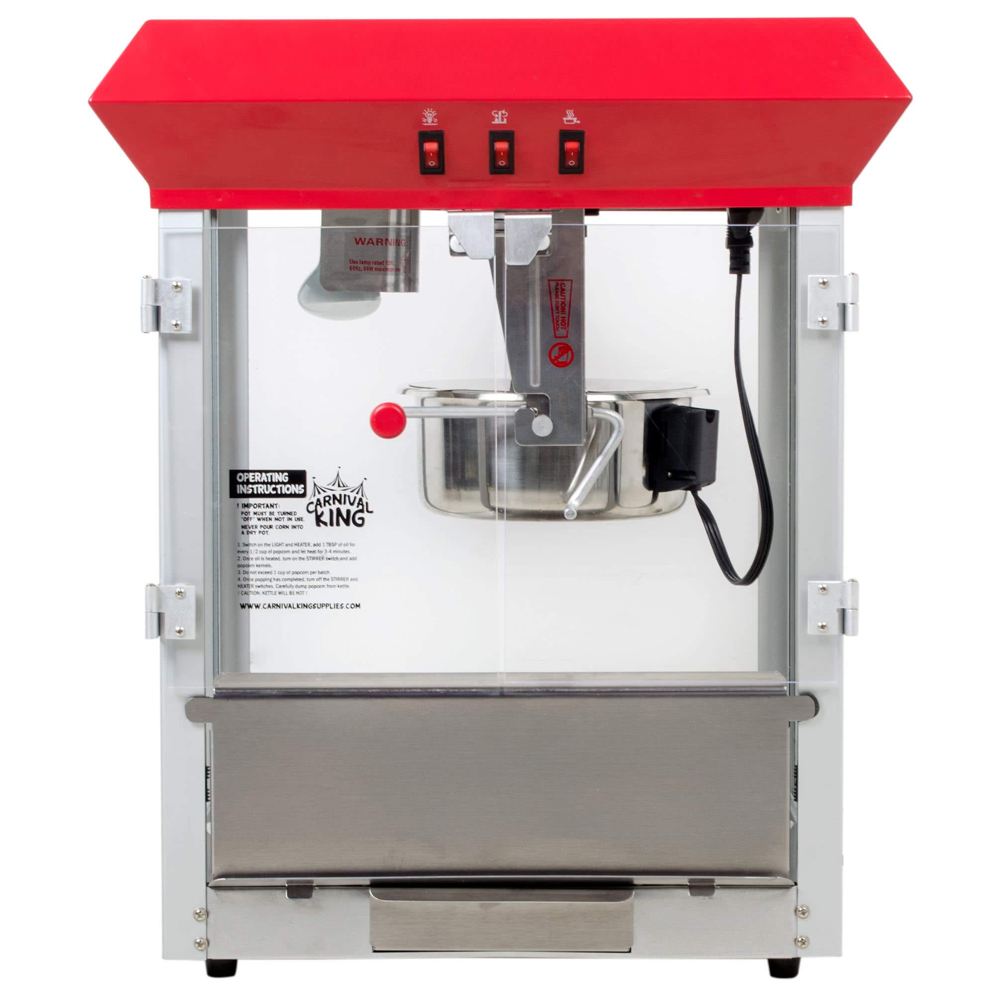 Amazon.com: Carnival King PM850 8 oz. Popcorn Machine/Popper - 120V ...