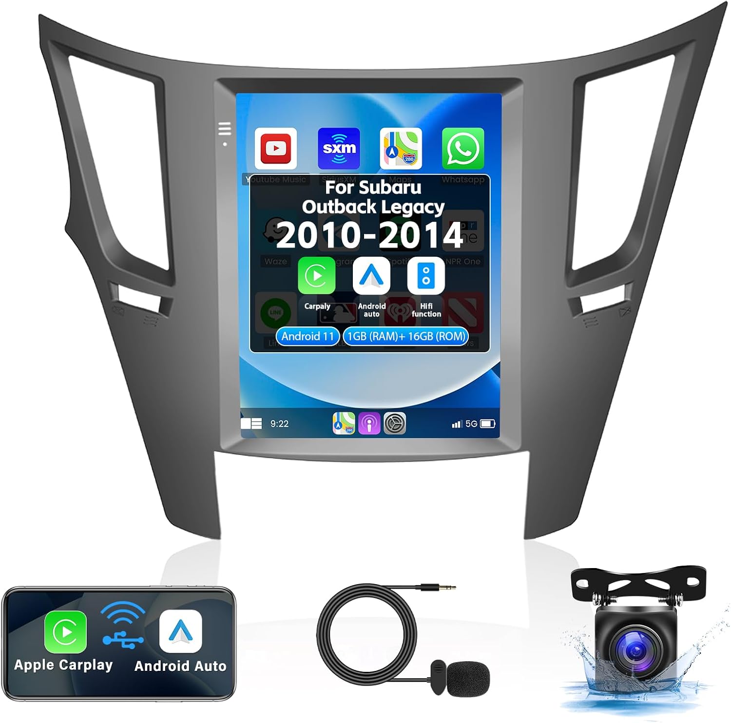 Amazon.com: Android 11 Car Stereo Radio for Subaru Outback Legacy 2010 ...