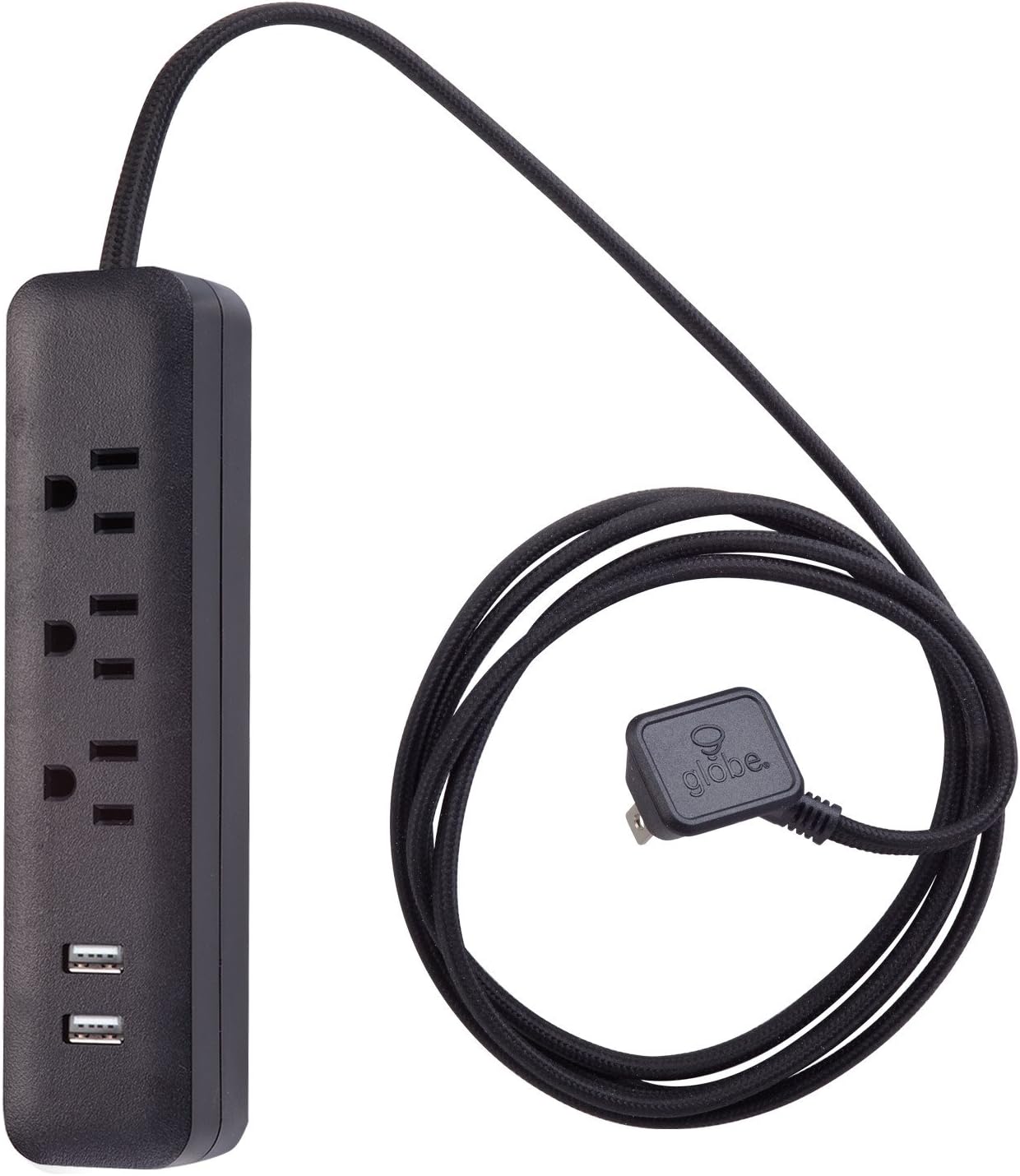 Amazon.com: Globe Electric Designer Series 6-ft 3-Outlet USB Surge ...