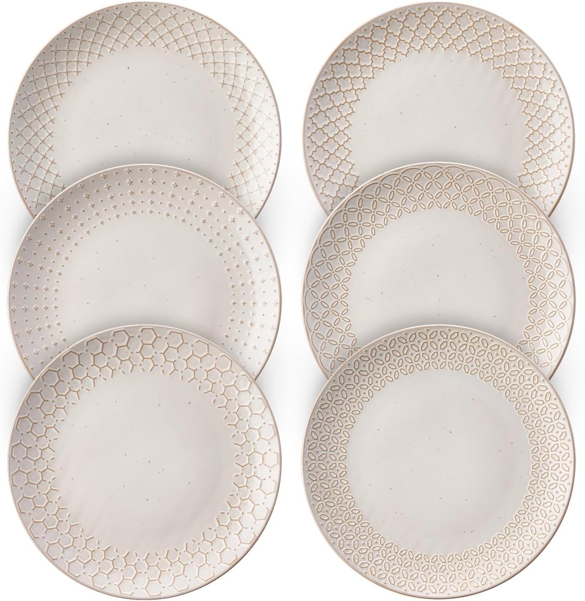 Amazon.com | Signature Housewares Sahara Dinner Plates (Set of 4 ...
