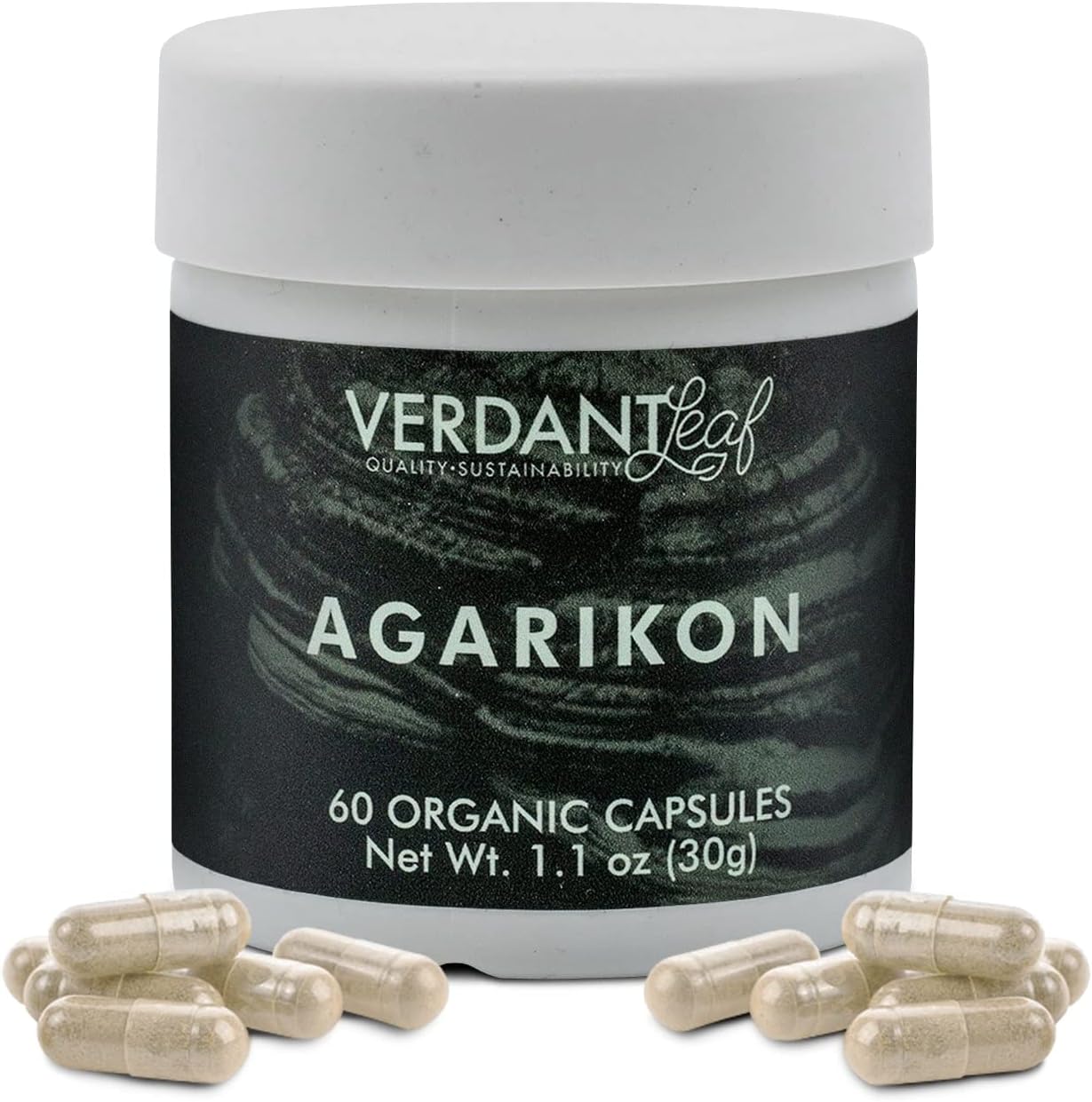 Amazon.com: Verdant Leaf Organic Agarikon Mushroom Capsules - Supports ...