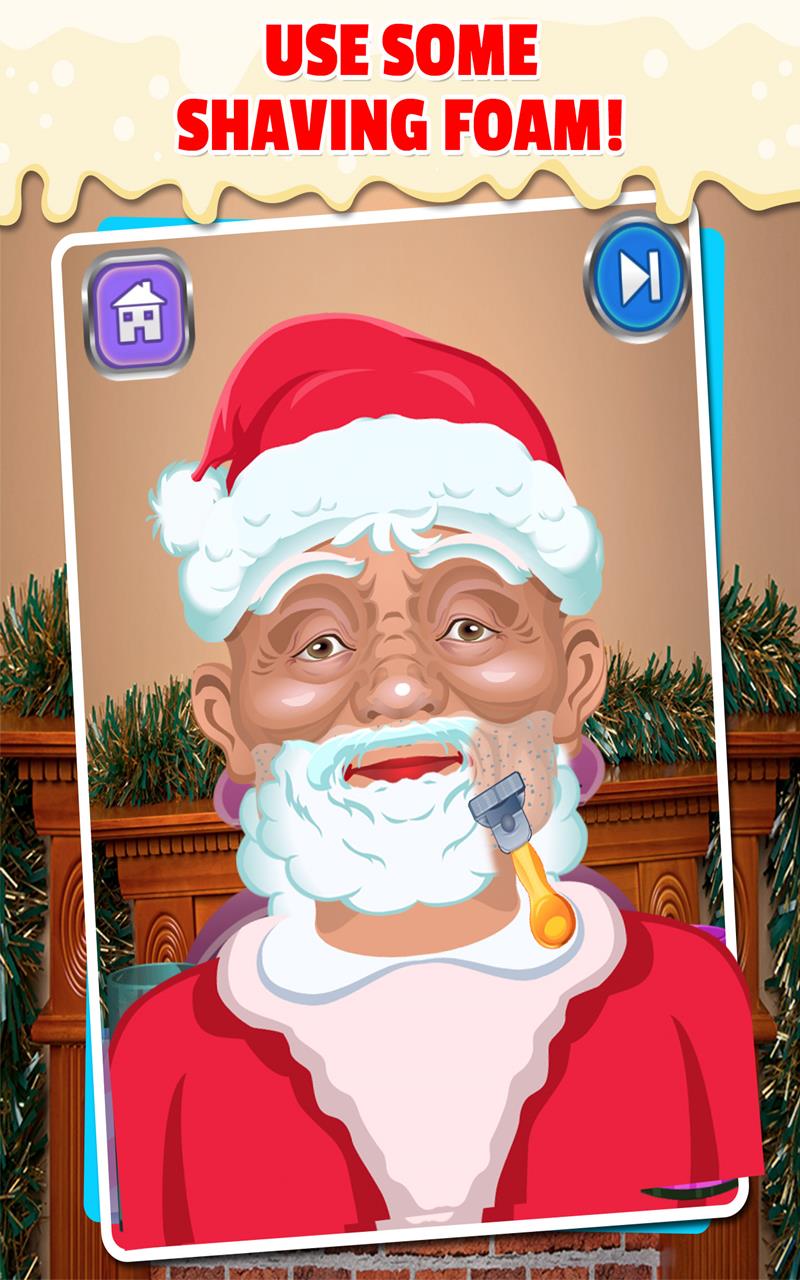 Santa Claus Christmas Shaving Beard Salon Adventure Free:Amazon.co.uk ...