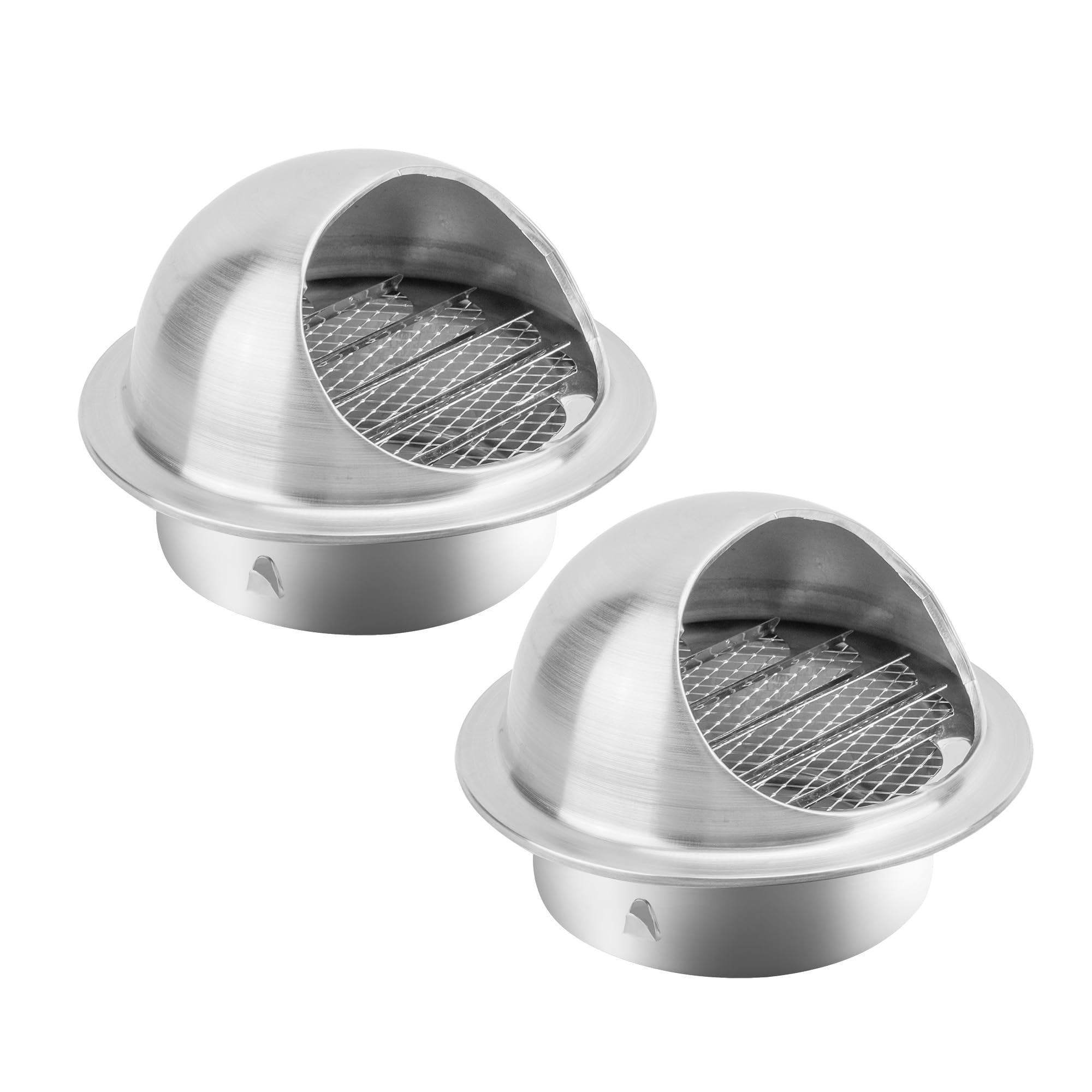 2 Pack 4 inch Dryer Vent Exhaust Vent, Dryer Vent Cover Wall Vent ...