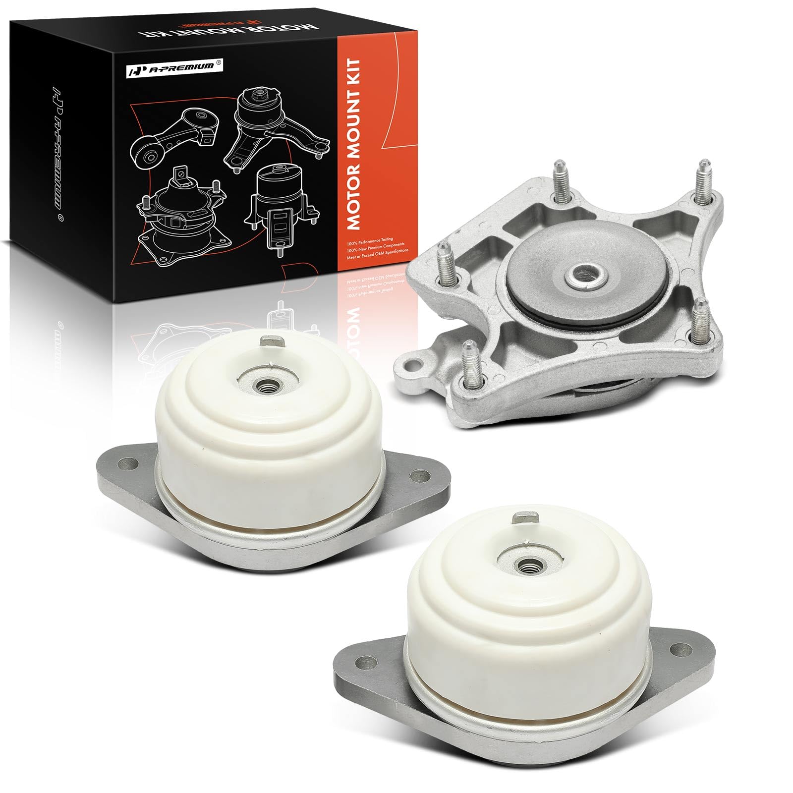 Amazon.com: A-Premium 3PCS Engine Motor Mount Transmission Mount Set ...