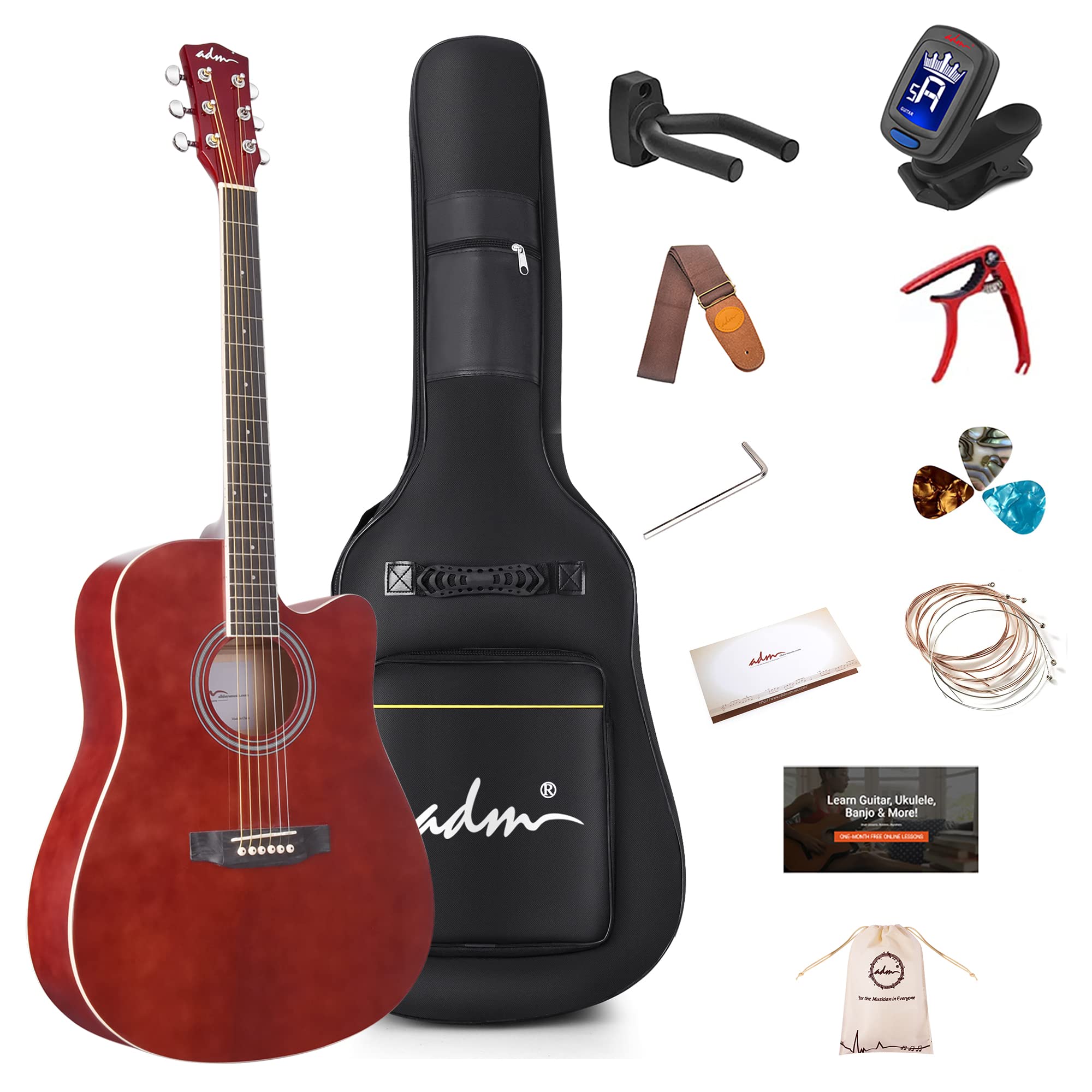 Snapklik.com : ADM Beginner Acoustic Classical Guitar Nylon Strings ...