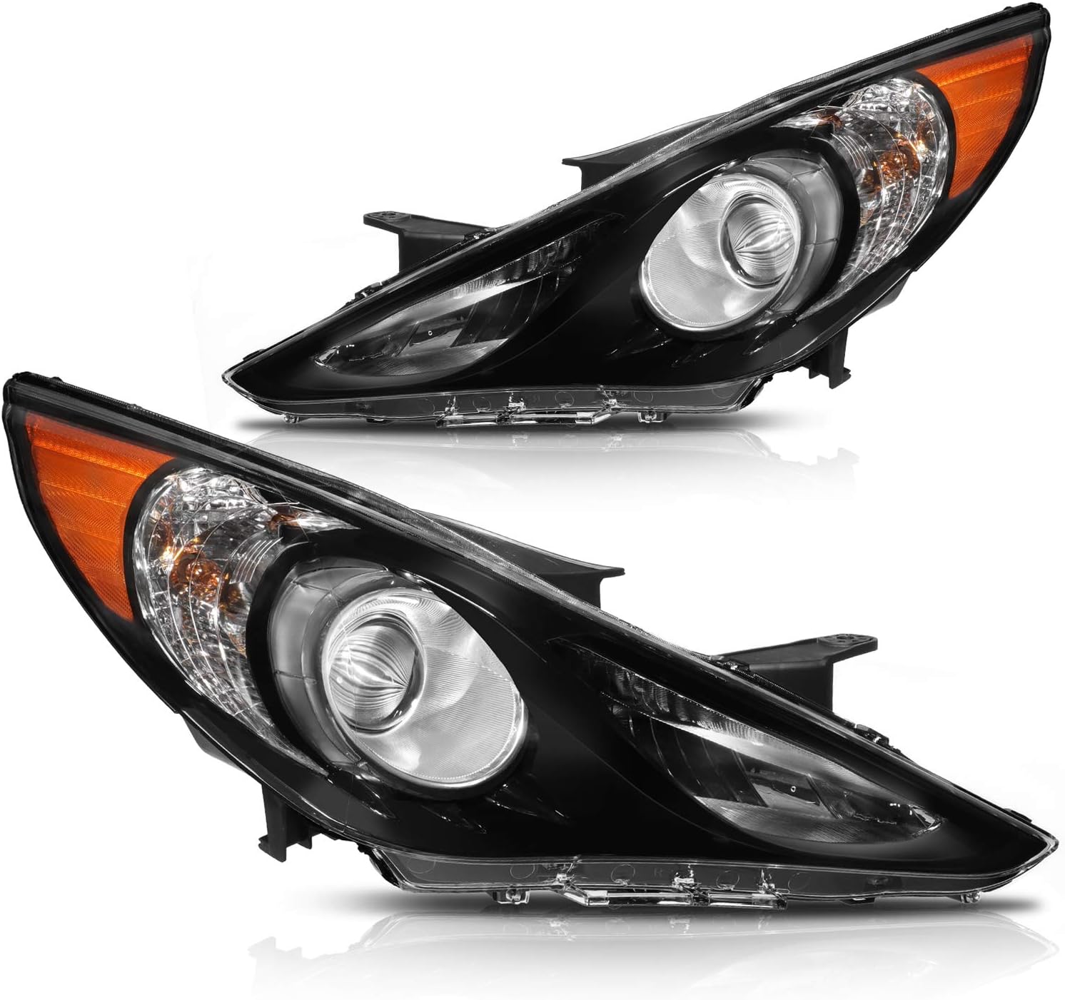 Amazon.com: ECCPP Headlight Assembly For Hyundai Sonata 2011-2014 ...