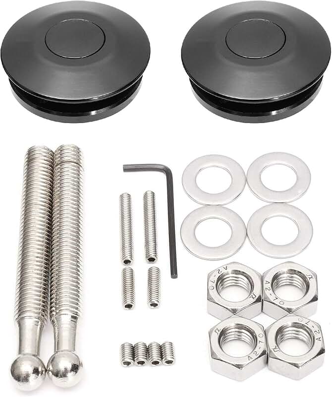 Amazon.com: Hood Pins - Hood Pins / Hood Scoops & Vents: Automotive