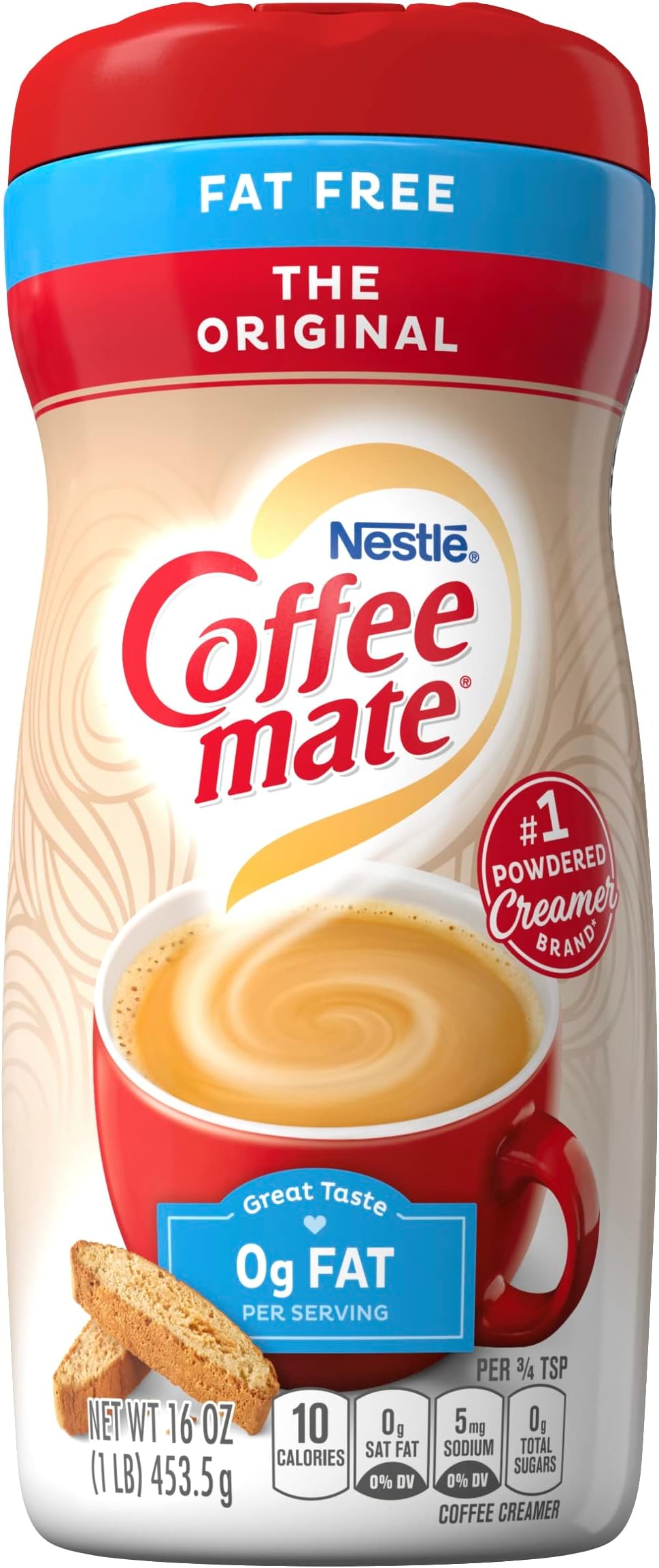 Amazon.com: Coffee mate Original Fat Free Powdered Coffee Creamer 1 ...