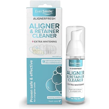 Amazon.com : Retainer Cleaner & Aligner Cleaner FoamBright, Great for ...