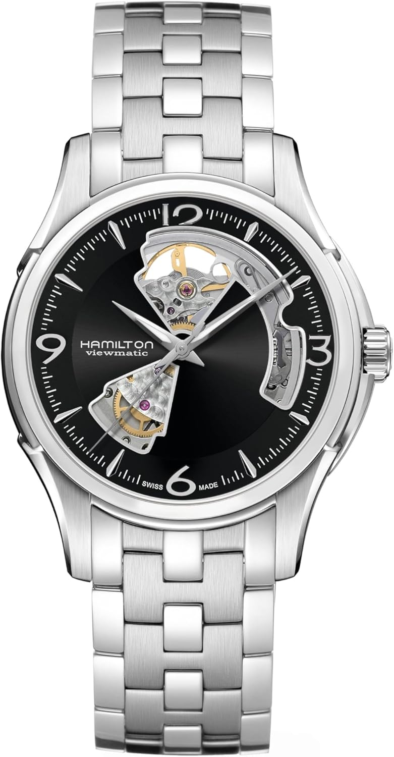 Amazon.com: Hamilton Jazzmaster Open Heart Automatic Men's Watch, 40mm ...
