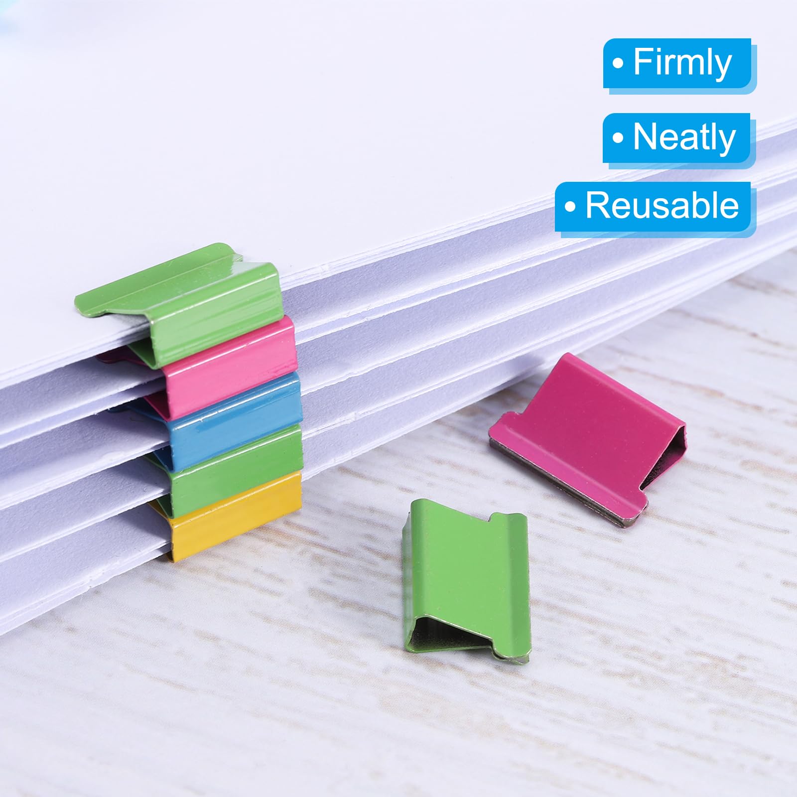 Portable Binder Clip Clam Clips Dispenser, Binder Clam With Clips For ...