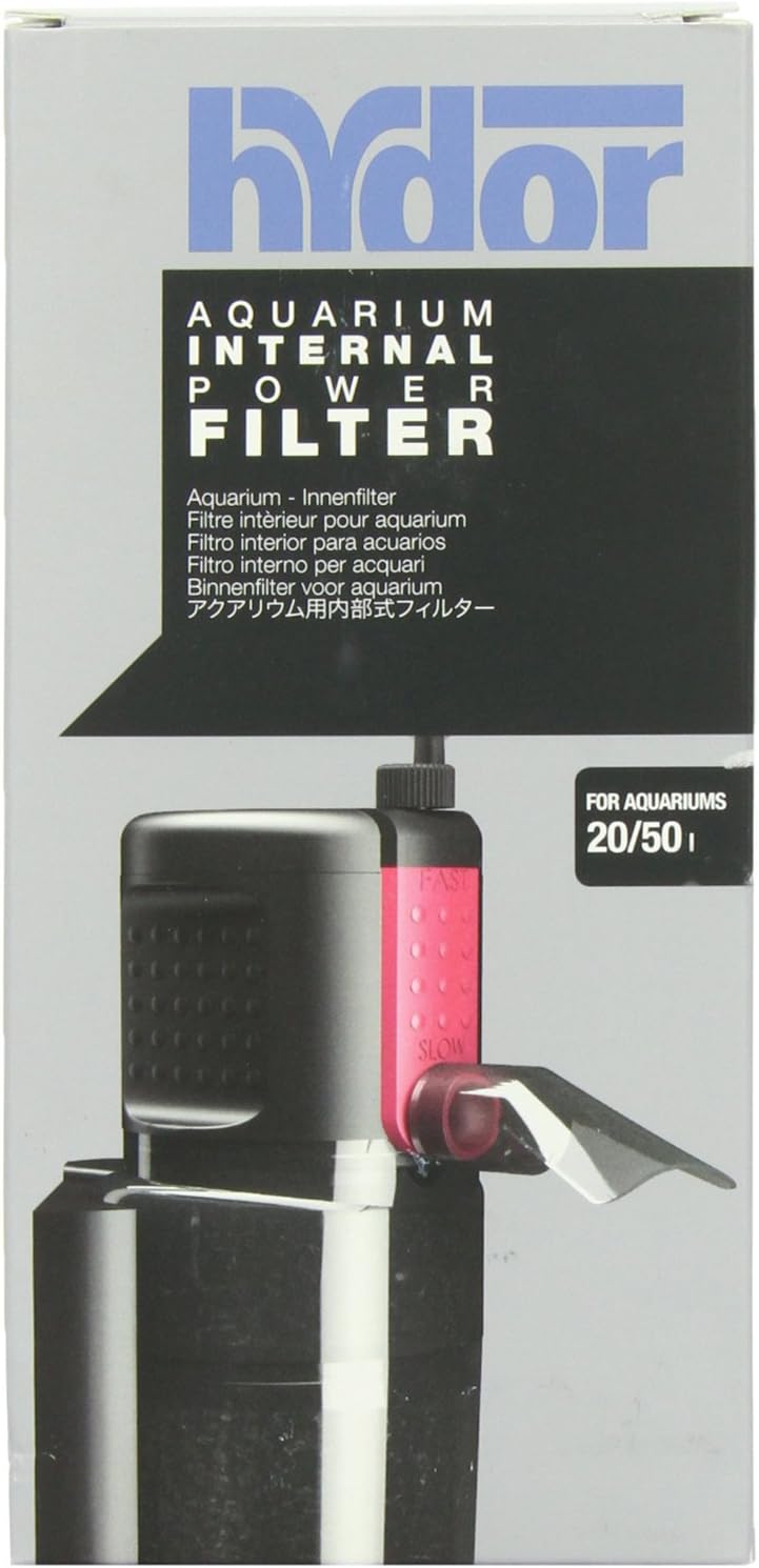 Hydor Internal Filter CRYSTAL 50 Aquariums 20-50 Litres, 2 Stages ...