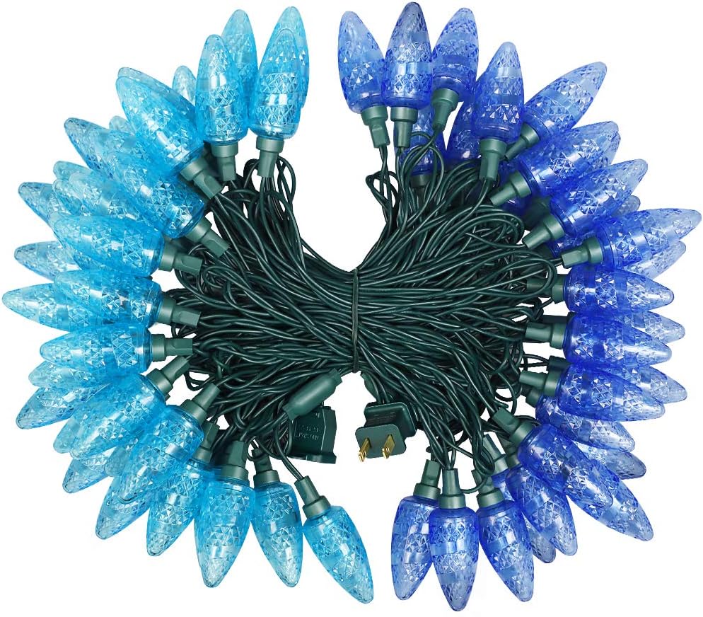 Amazon.com: MXTCLM C6 Christmas Lights, 50 LED Strawberry String Lights ...