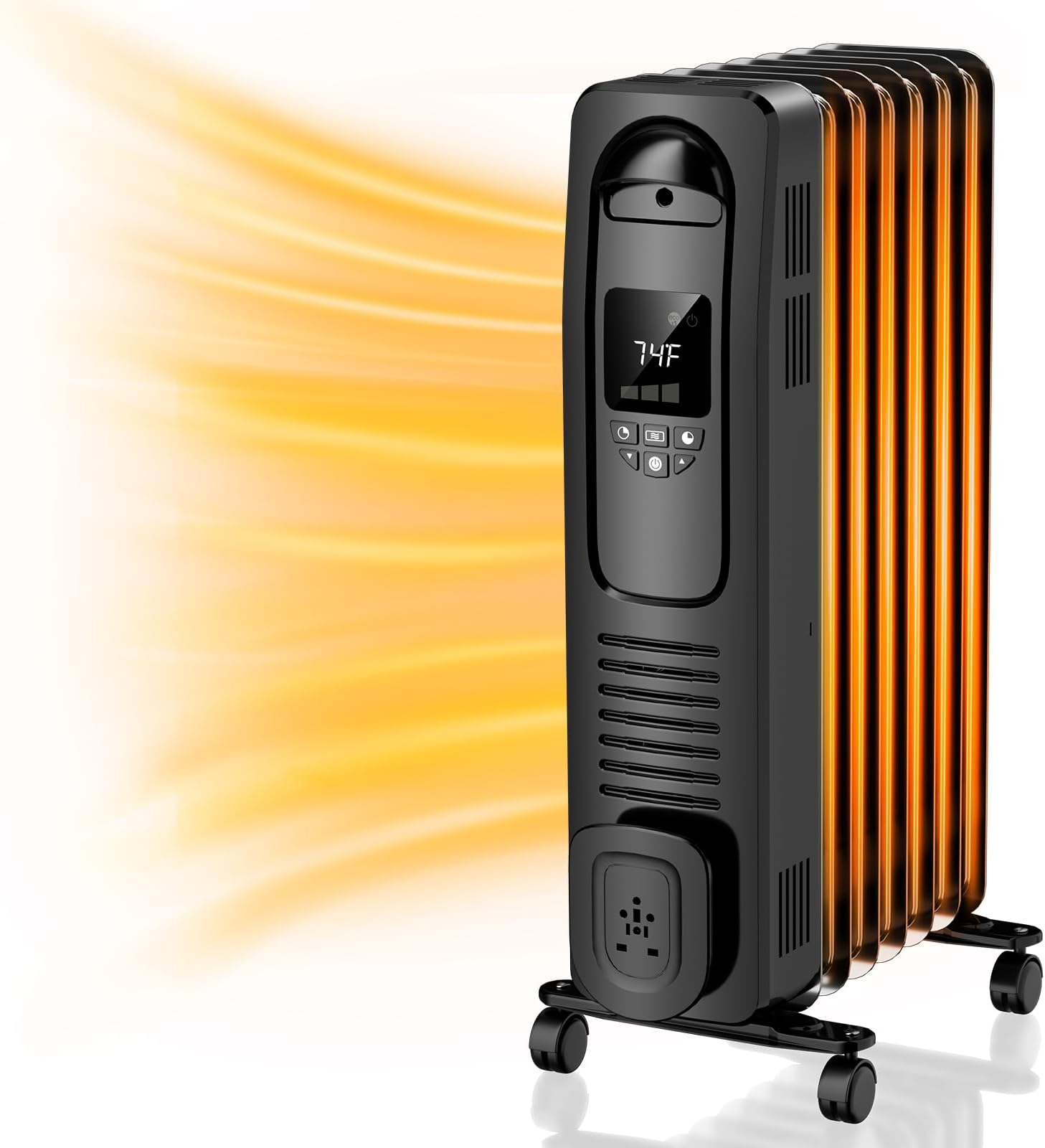 Amazon.com: ZIONHEAT Oil Filled Heater-Electric Radiator 1500W with ...