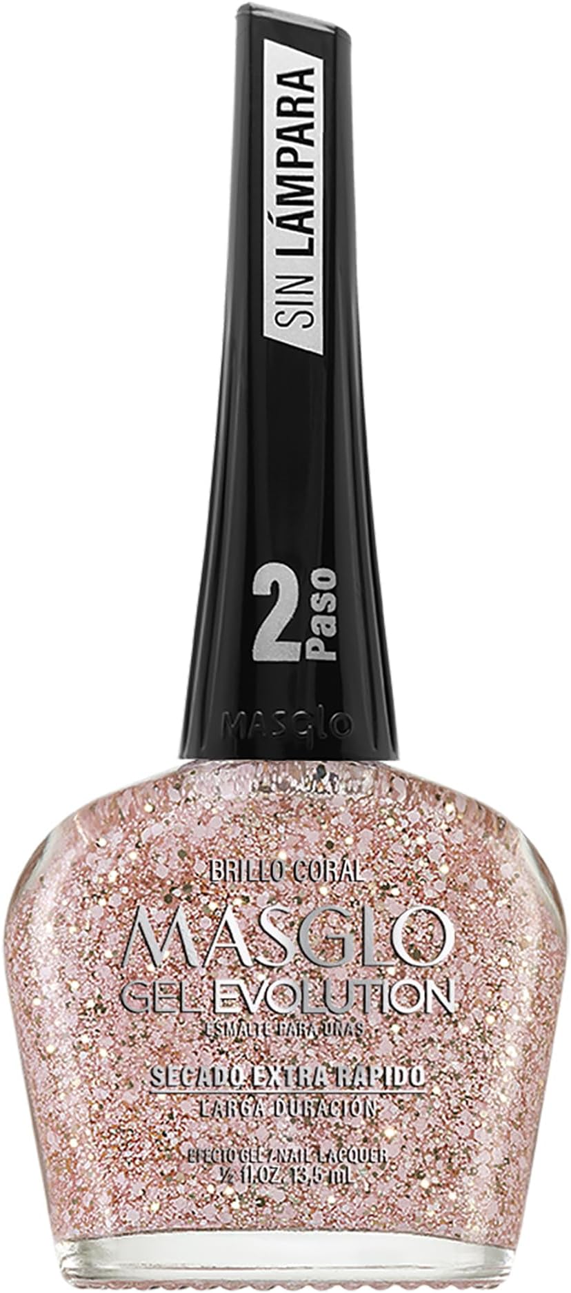 Amazon.com : MASGLO GEL EVOLUTION Topcoat Nail Polish Gel Effect, Fast ...