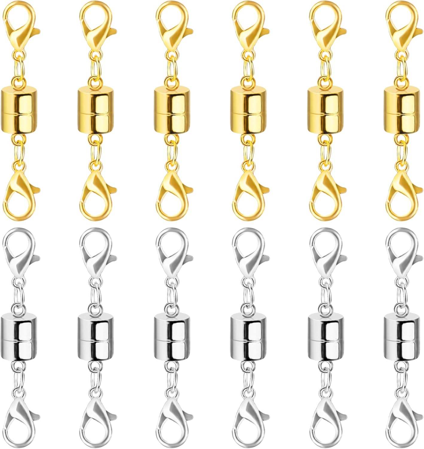 Amazon.com: SUTQIGUI Magnetic Necklace Clasp and Closures with Double ...