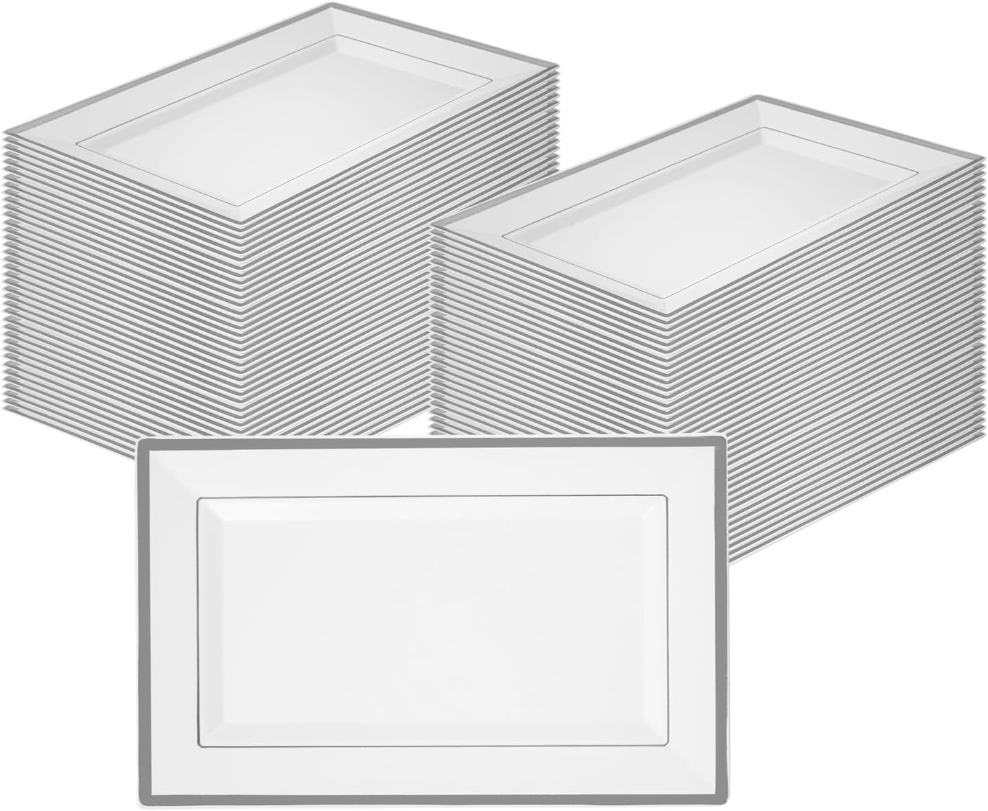 Amazon.com | Restaurantware Moderna 11.5 x 7.3 Inch Premium Disposable ...