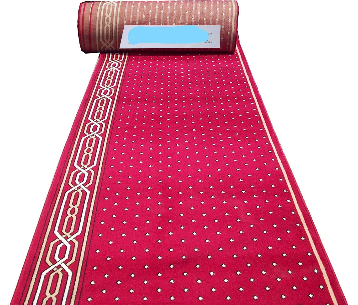 Buy RUBI RUGS Washable Janamaz Prayer Carpet Rolls for Mosque(Masjid ...