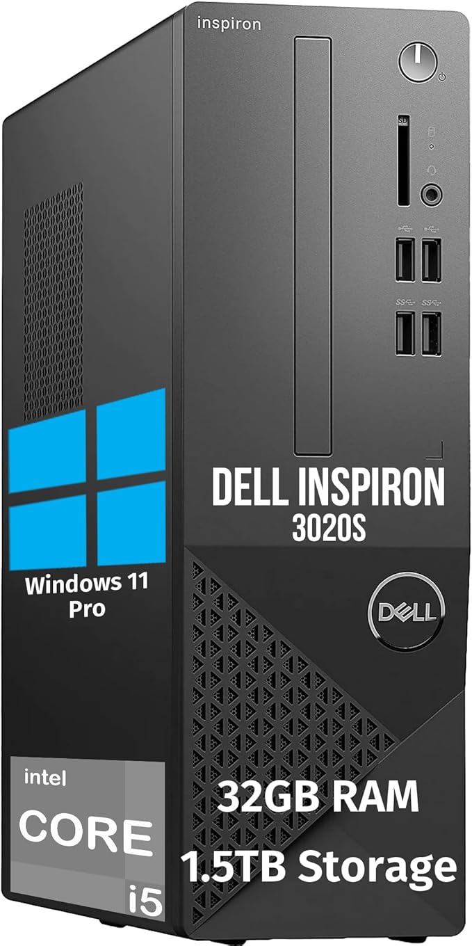 Amazon.com: Dell Inspiron Small Form Desktop Computer for Business and ...