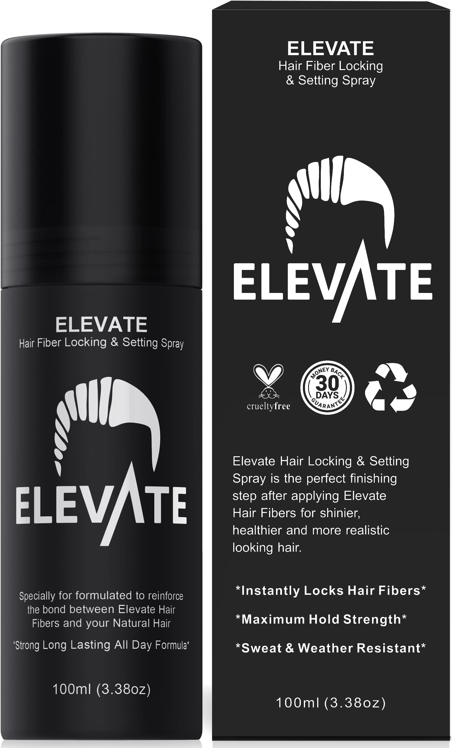 Amazon.com : Elevate Hair Fiber Locking & Setting Hold Spray | New ...