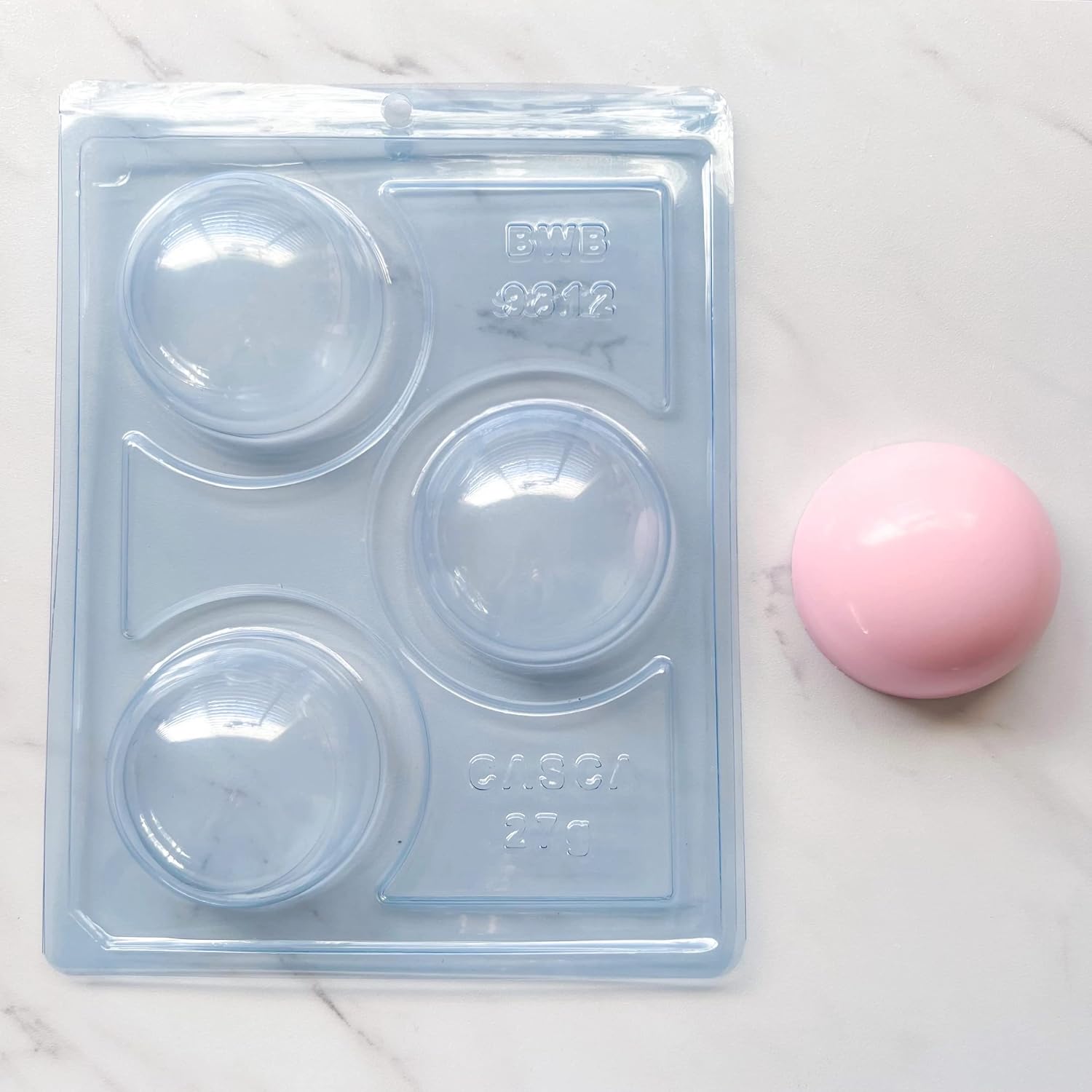 Amazon.com: SPHERE MOLD 70MM CHOCOLATE MOLD (3-PART) : Home & Kitchen