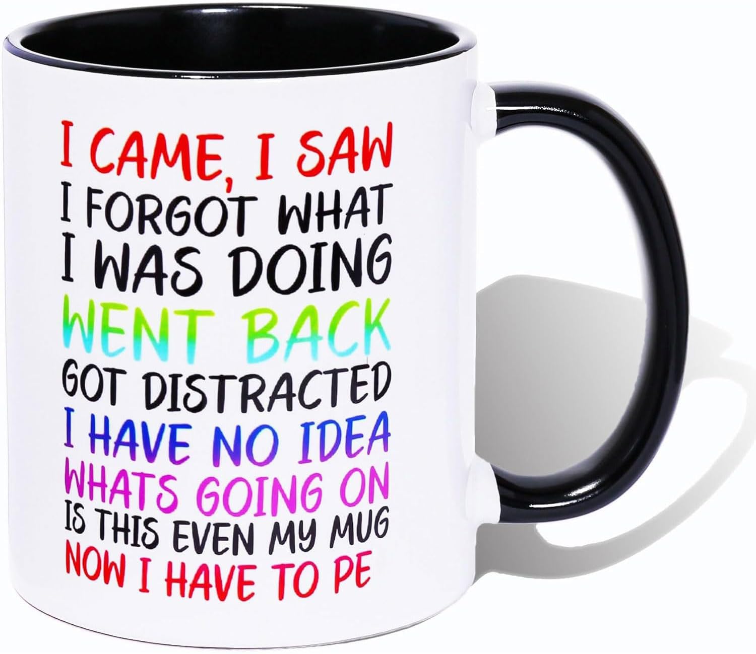 Amazon.com: Ceraozmus I Came I Saw I Forgot Coffee Mug,Funny Birthday ...
