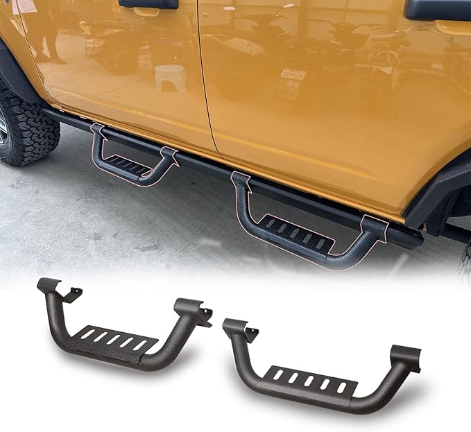Amazon.com: EYOUHZ Bronco Running Boards Drop Side Steps Compatible ...