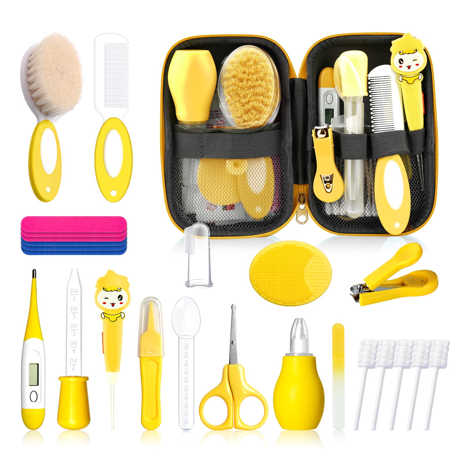 Amazon.com: Baby Healthcare and Grooming Kit for Newborn Kids, 25PCS ...