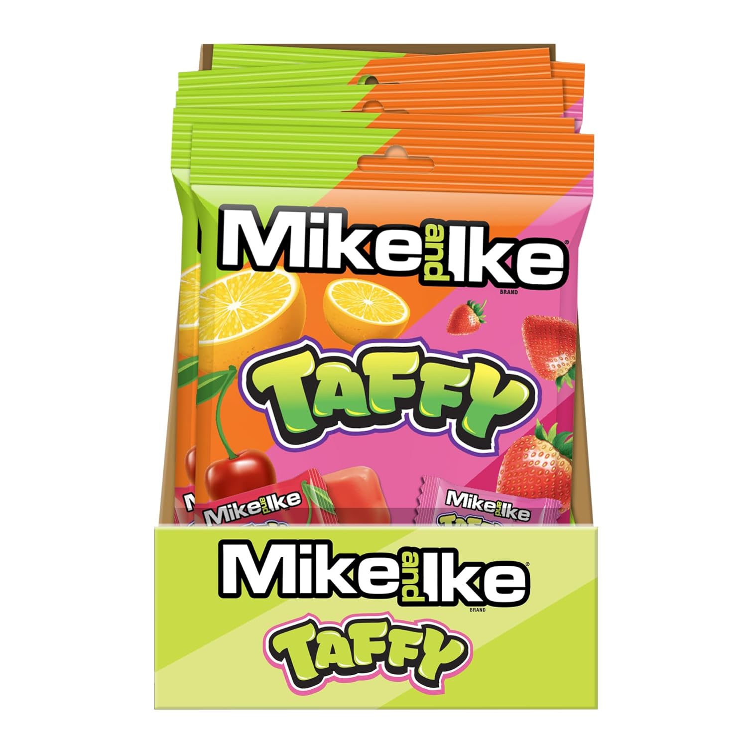Amazon.com : MIKE AND IKE® Taffy - Fruity Candy Variety Pack - Assorted ...