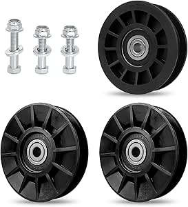 Amazon.com : wyevee 532194326 V-Idler Pulley with 532194327 Flat Idler ...