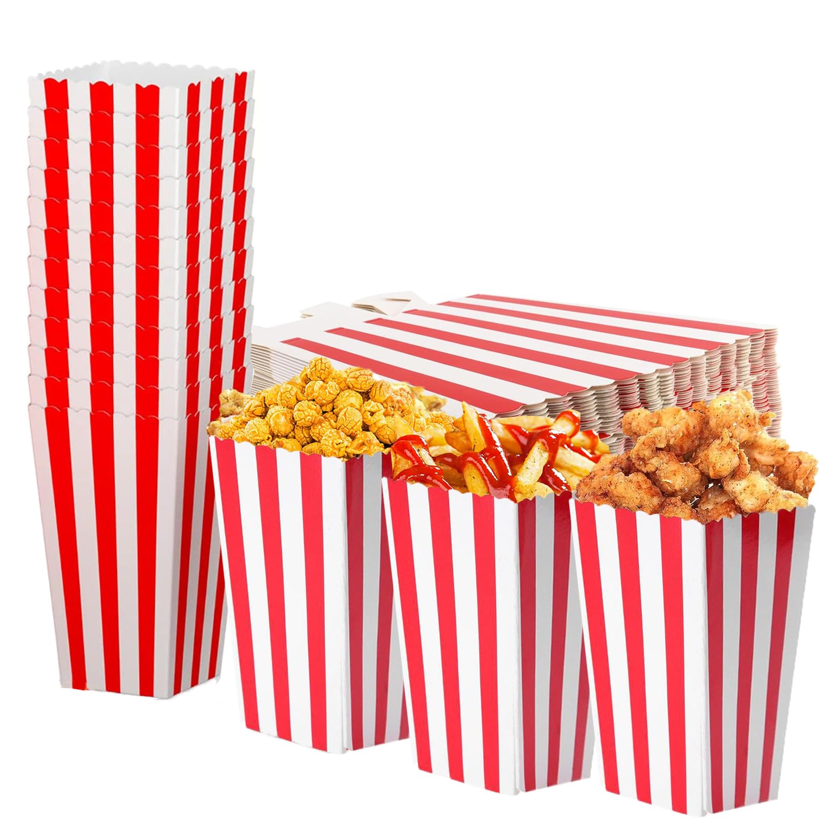 40Pcs Popcorn Boxes, Mini Popcorn Boxes, Popcorn Box, Popcorn Holder ...
