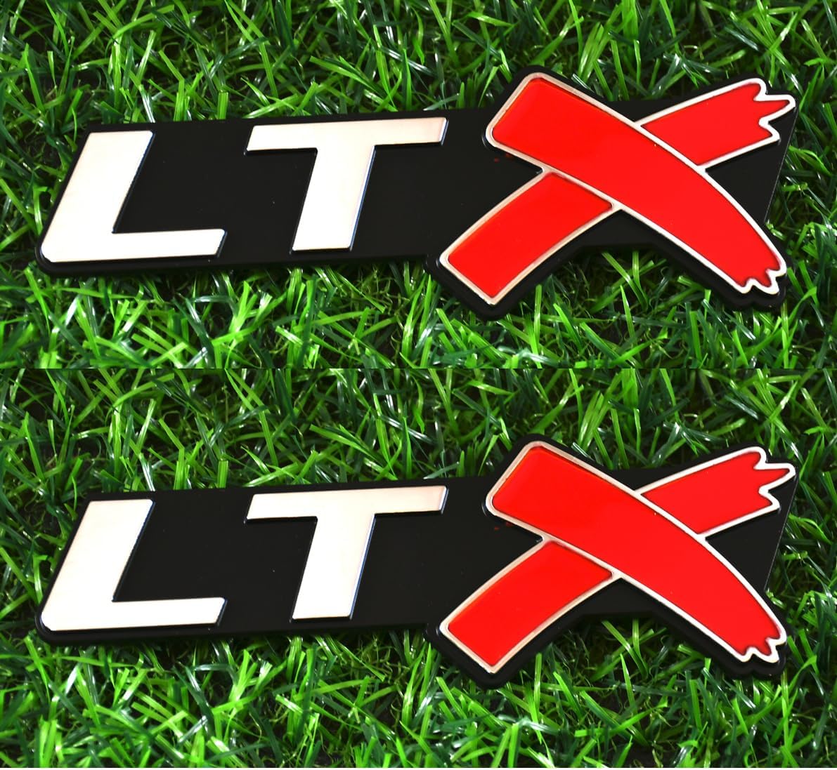 Amazon.com: Tomilia 2pcs LTX Emblems Side Rear Lid Trunk 3D Badge ...