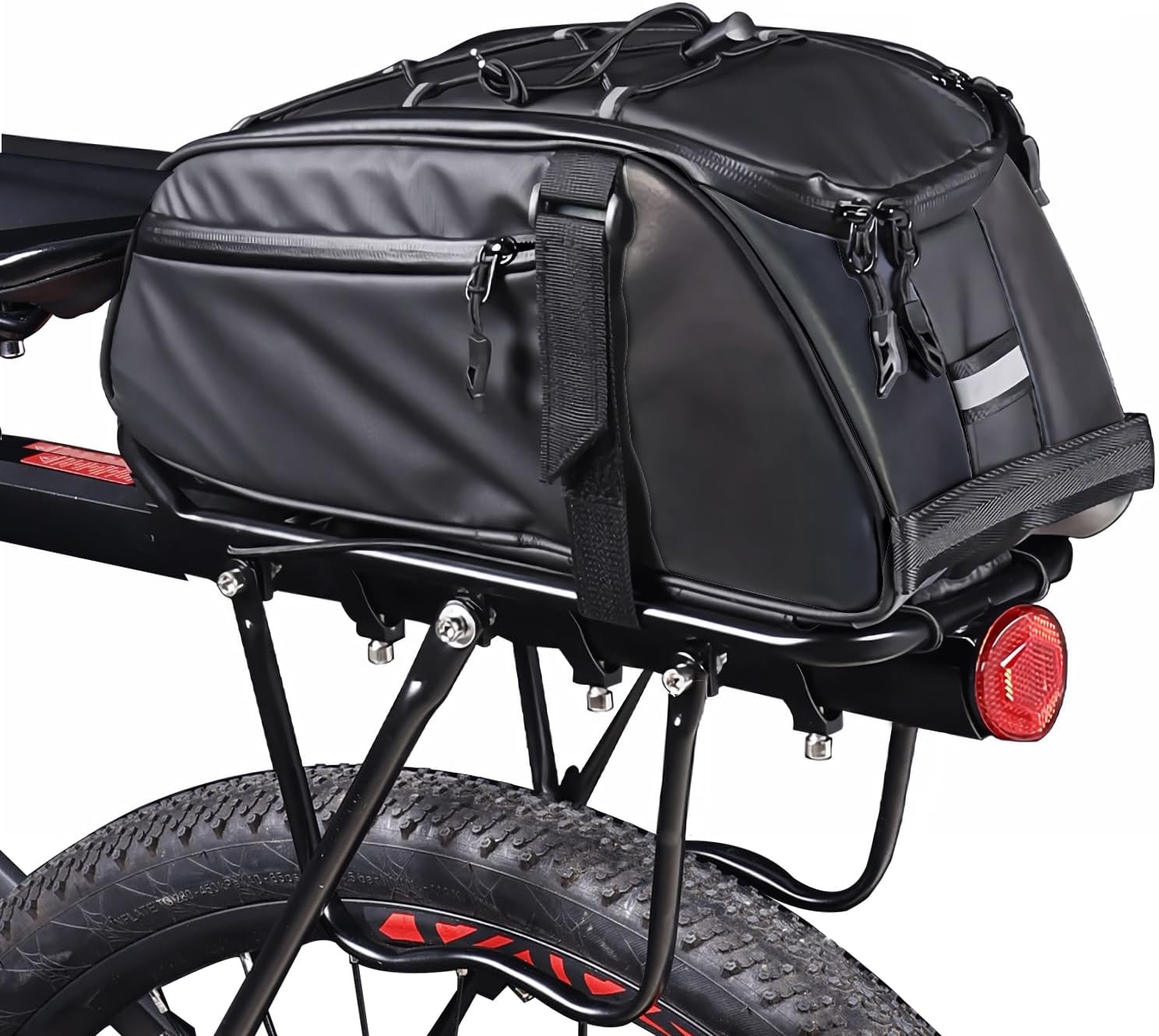 Amazon.com: ZIMFANQI Bike Rear Bag Reflective,Water Resistant Bicycle ...