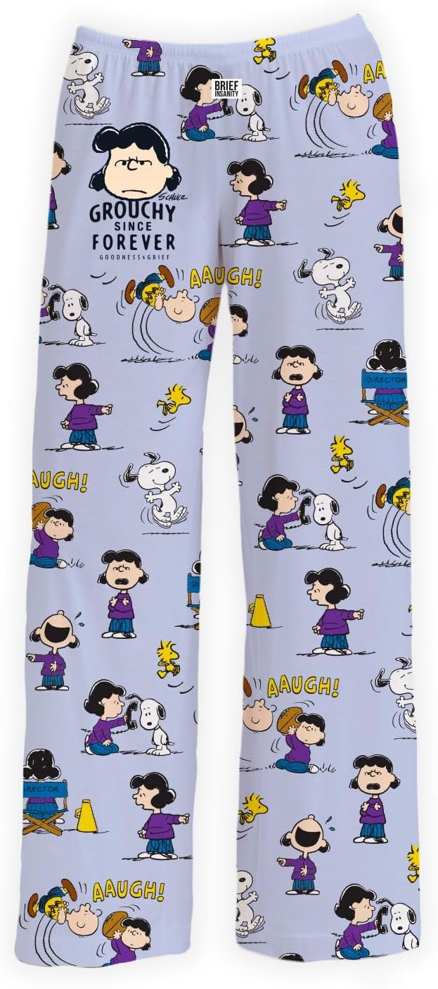 Snoopy - Pantalones de pijama ligeros, cómodos, unisex, ultrasuaves ...