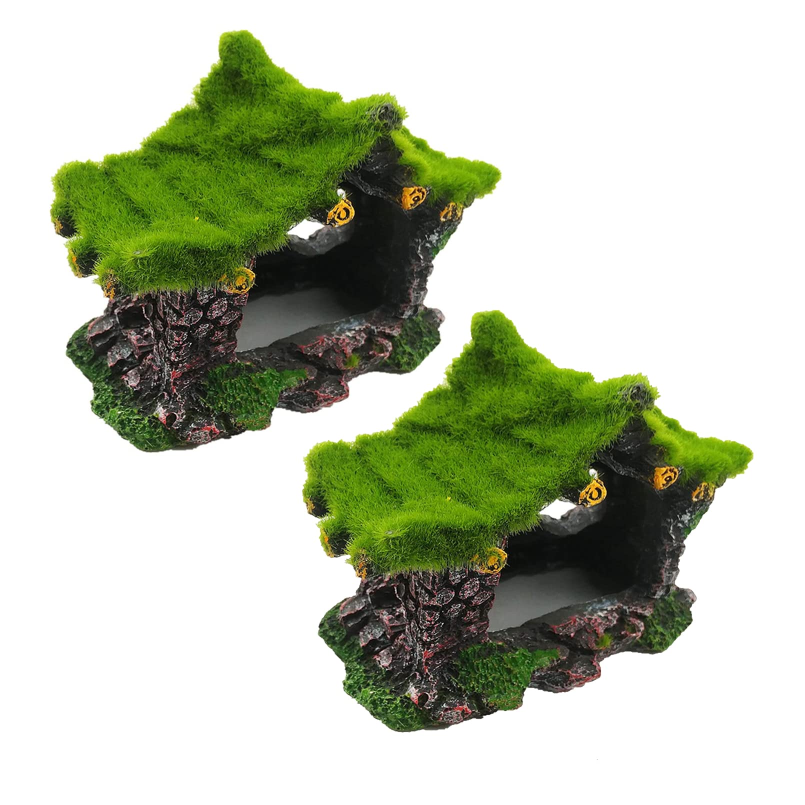 Snapklik.com : Tfwadmx Aquarium Decoration House Resin Hollow Betta ...