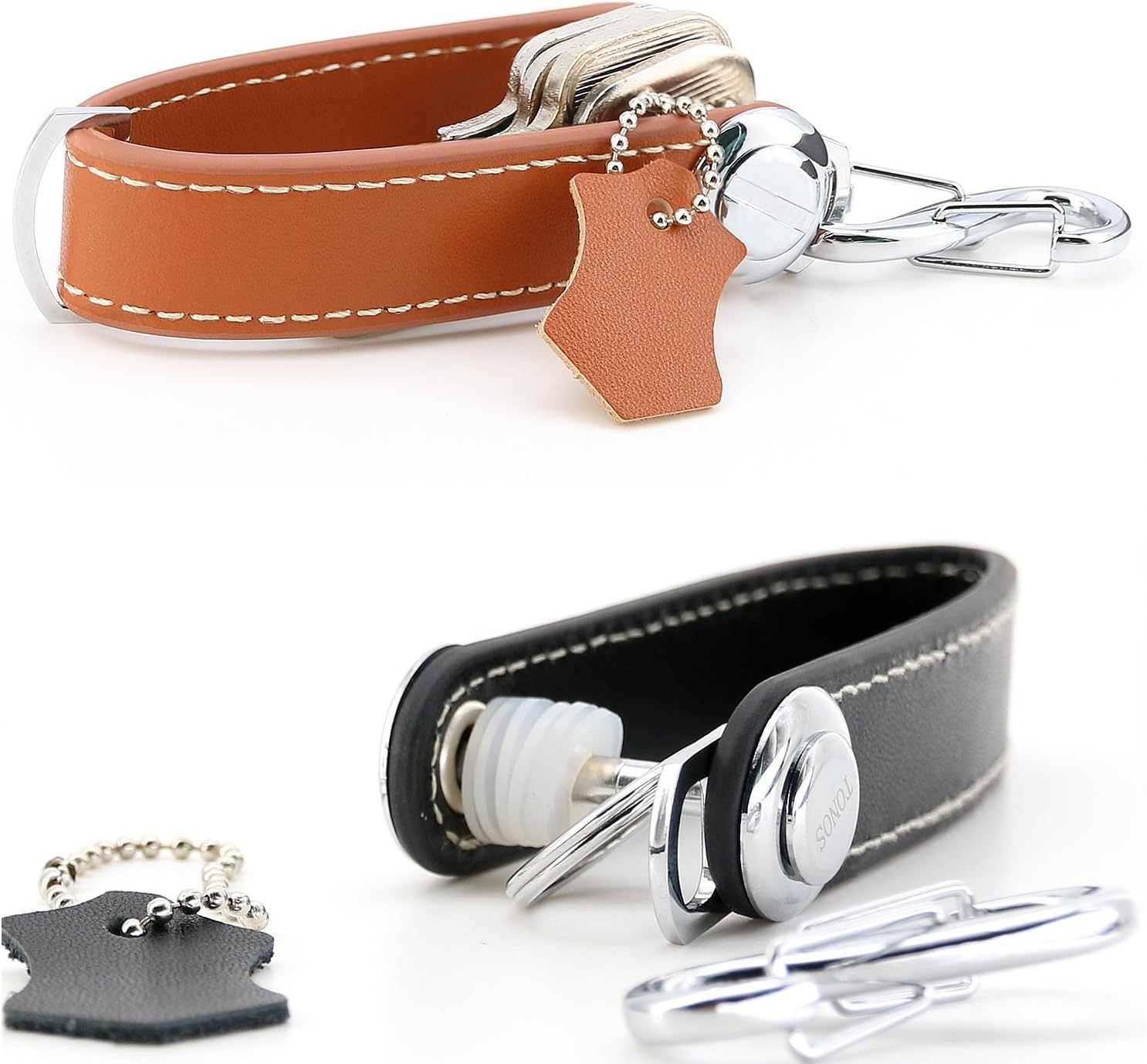 Amazon.com: TONOS Best Compact Key Holder Key Organizer Secure Locking ...