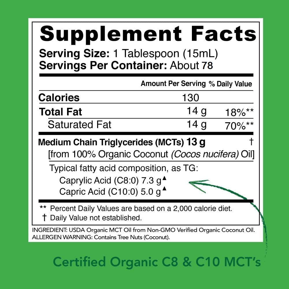 Buy Sports Research Keto MCT Oil from Organic Coconuts - Fatty Acid ...