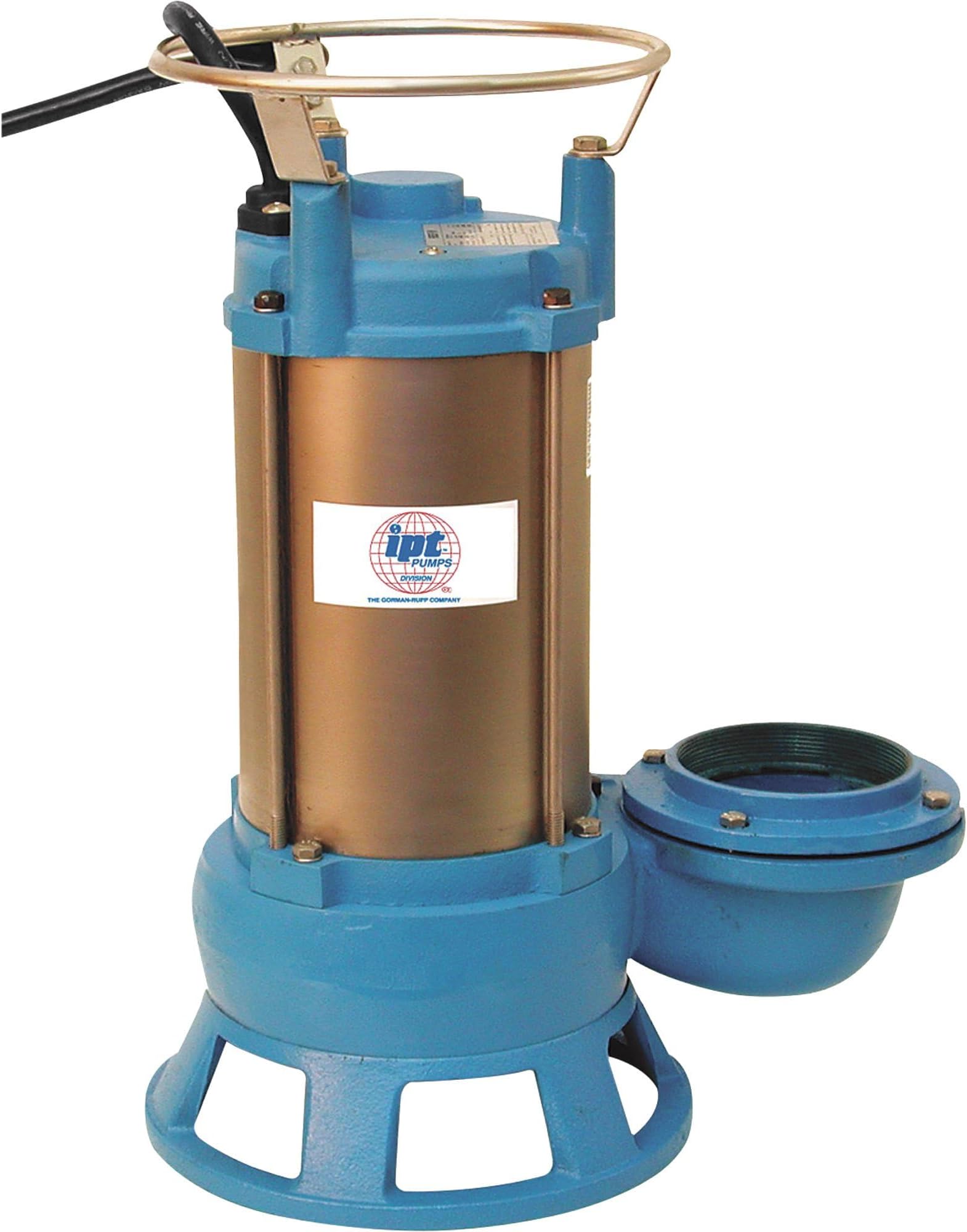 Tsurumi Sand/Trash Submersible Water Pump - 3,600 GPH, 1 HP, 3in. Ports ...