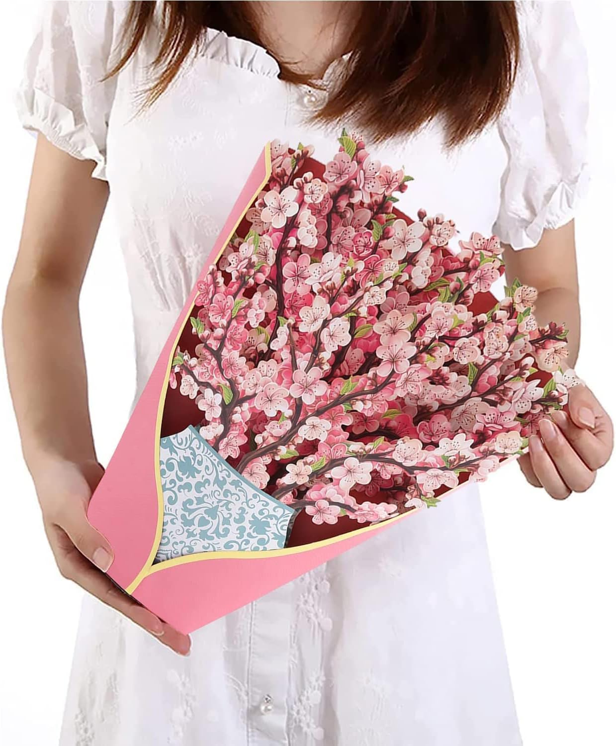 YLYDMY Pop Up Cards,12 Inch Life Sized 3D Pop Up Flower Bouquet ...
