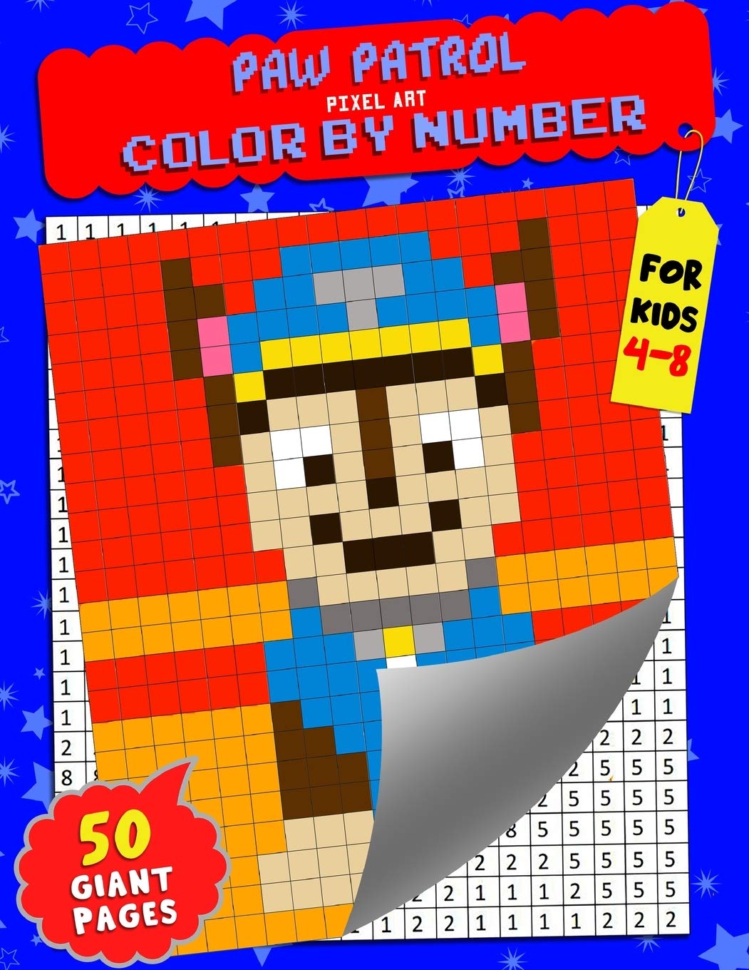 Paw Patrol Color By Number Pixel Art Extreme Challenges To | Desertcart ...